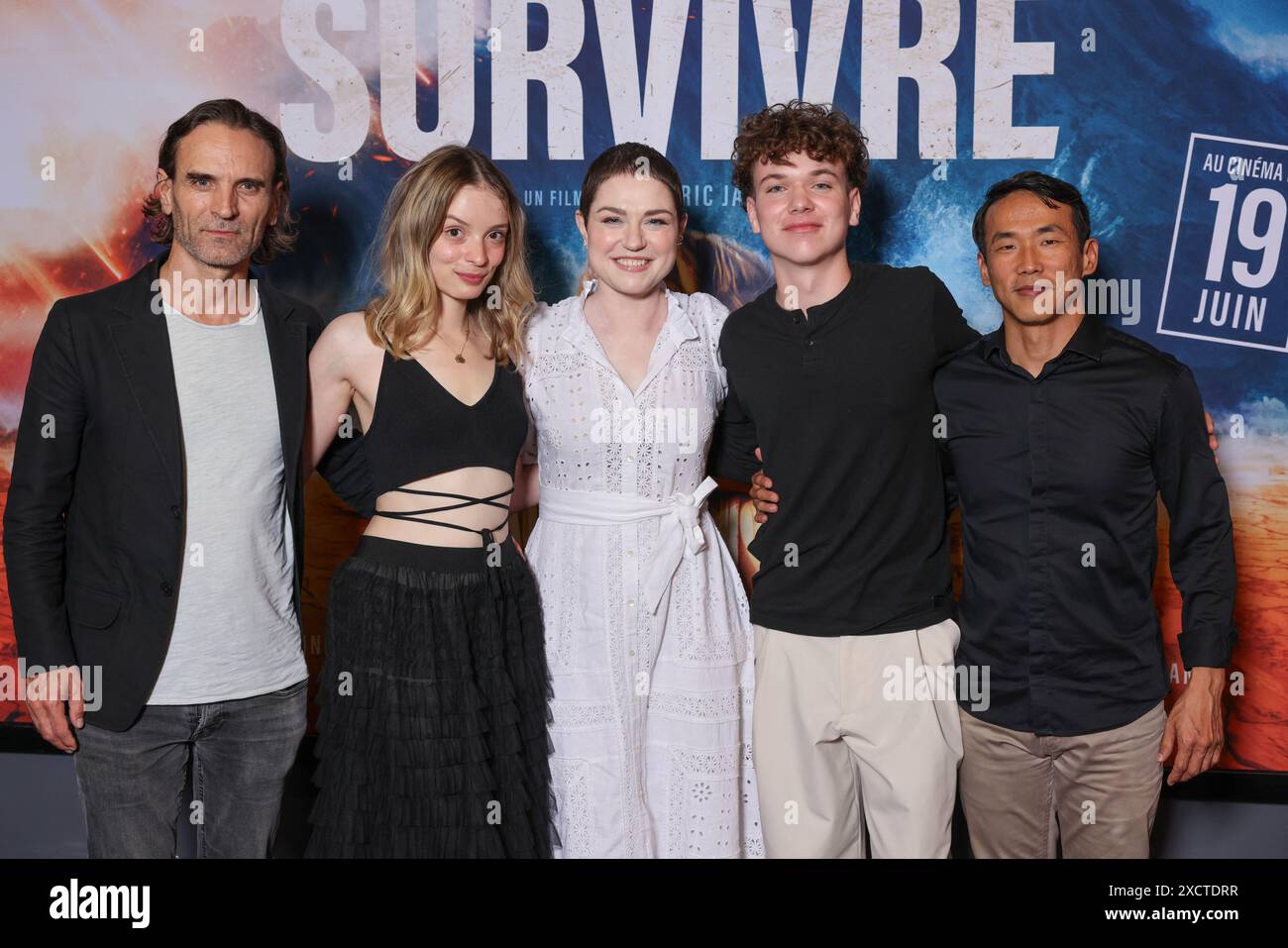 Arben Bajraktaraj, Lisa Delamar, Emilie Dequenne, Lucas Ebel and Olivier Ho Hio Hen attend the ...