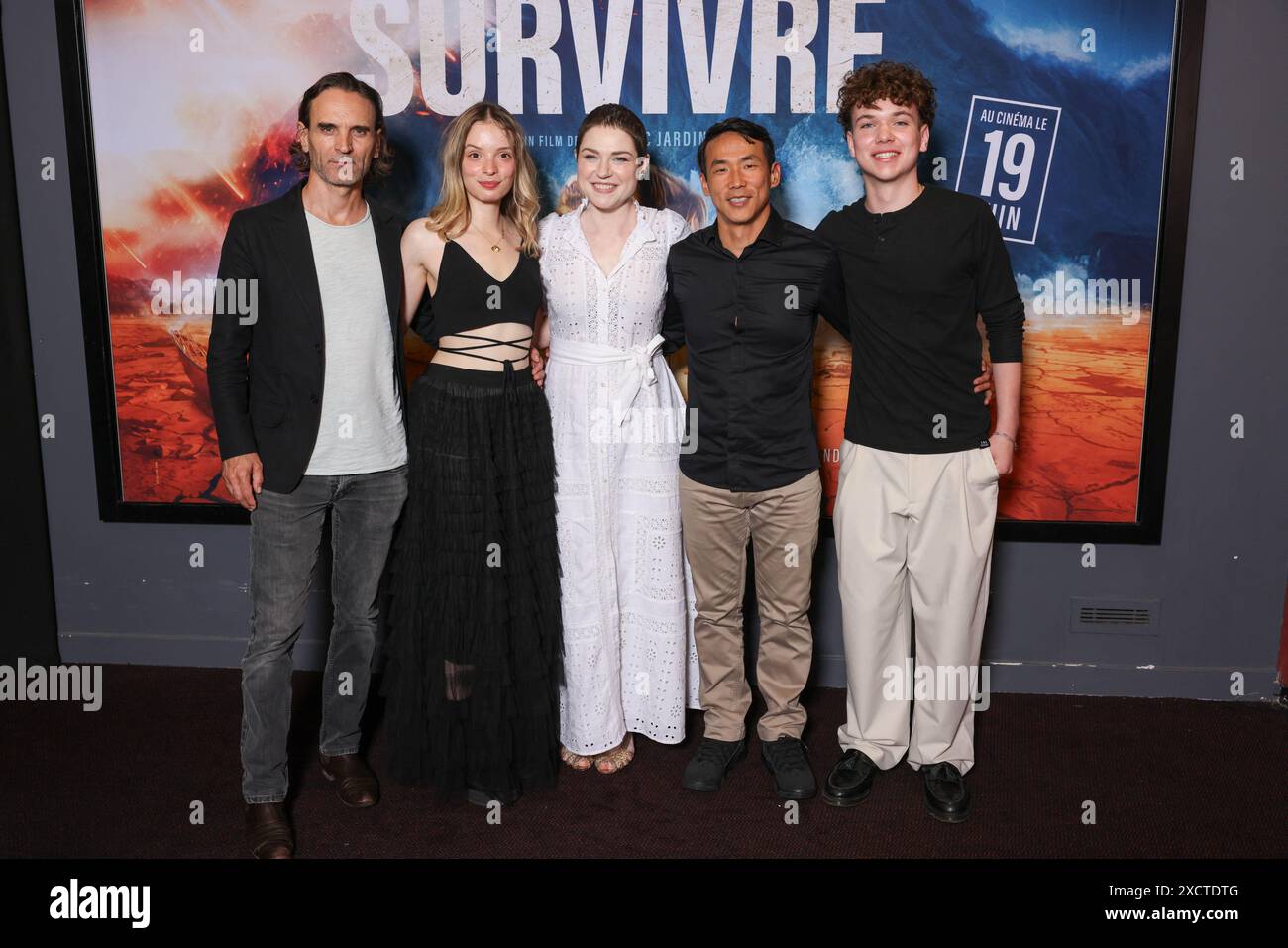 Paris, France. 18th June, 2024. Arben Bajraktaraj, Lisa Delamar, Emilie ...