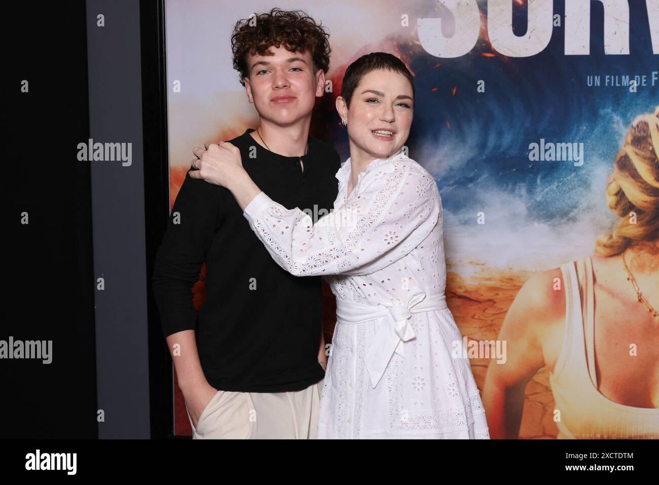 Lucas Ebel and Emilie Dequenne attend the photocall for the premiere of ...