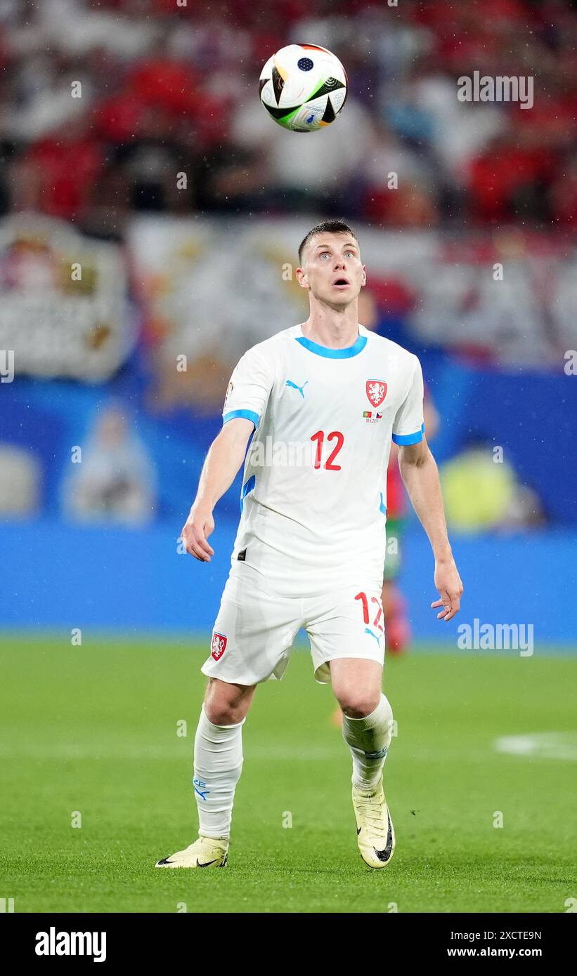 Czech Republic's David Doudera during the UEFA Euro 2024 Group F match ...