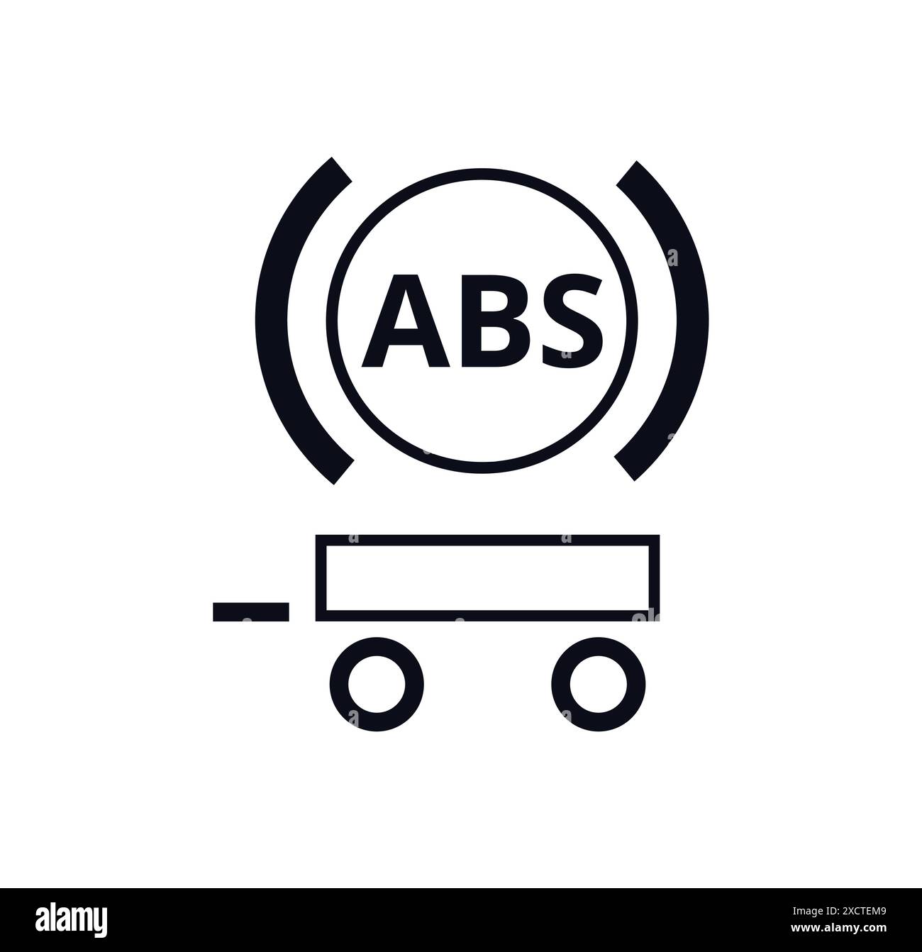Anti-lock brake system symbol Stock Vector Image & Art - Alamy