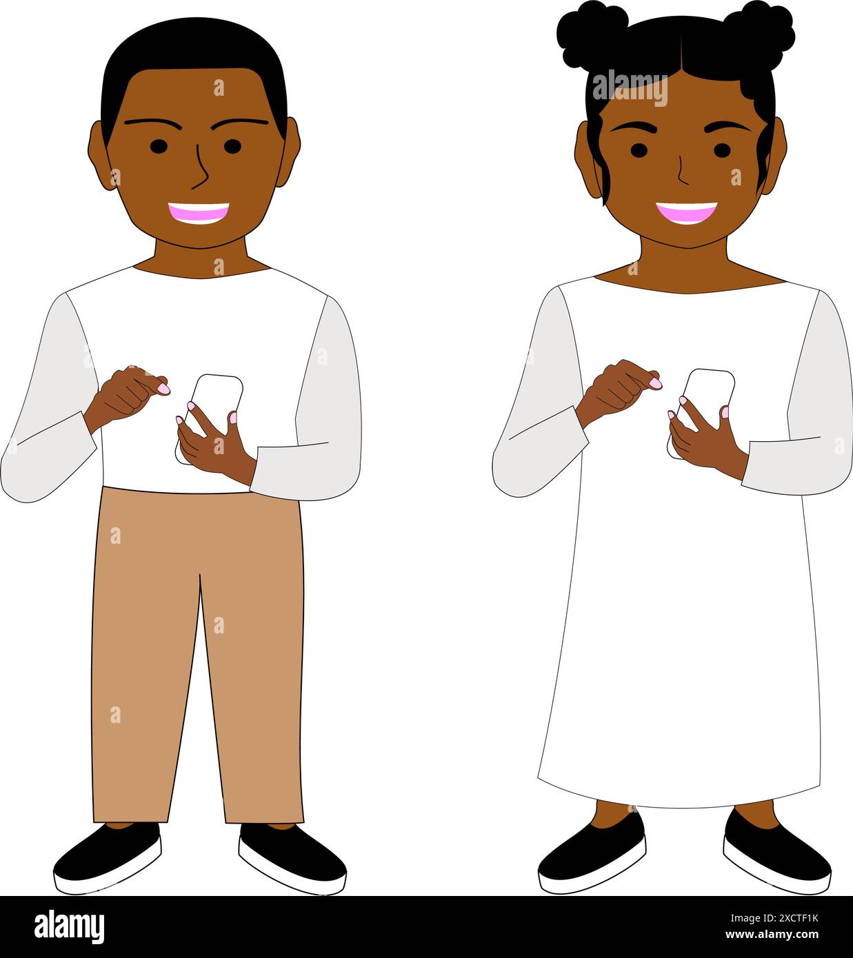 Kids mobile phone child Stock Vector Images - Alamy