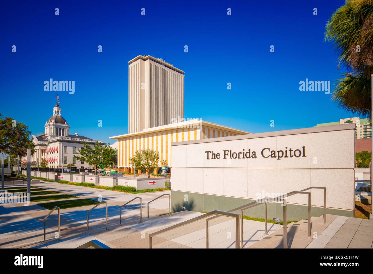 The Florida Capitol Building. Downtown Tallahassee. USA 2024 Stock ...