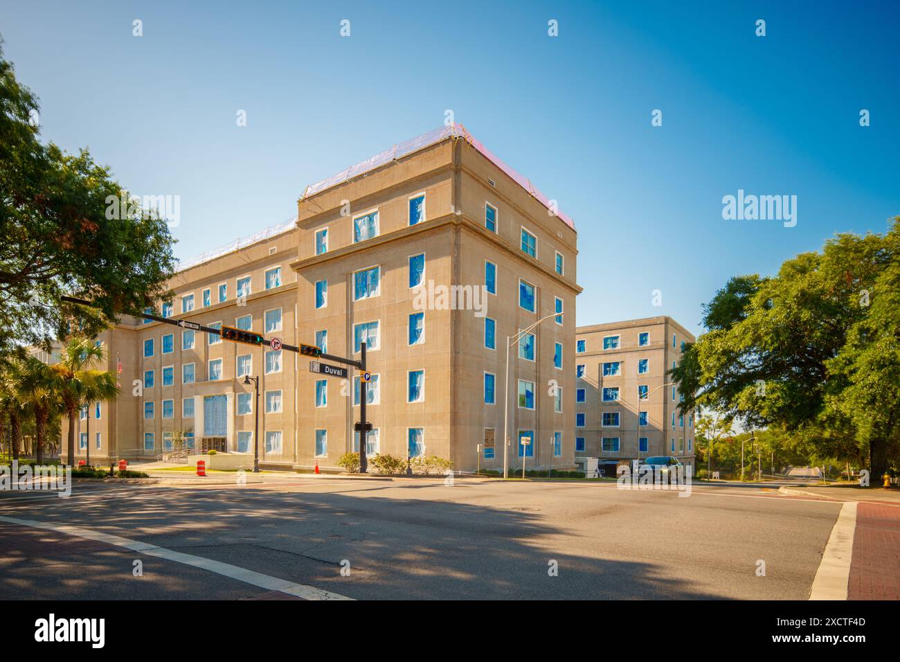 Buildings on Duval Street Downtown Tallahassee Florida Stock Photo - Alamy