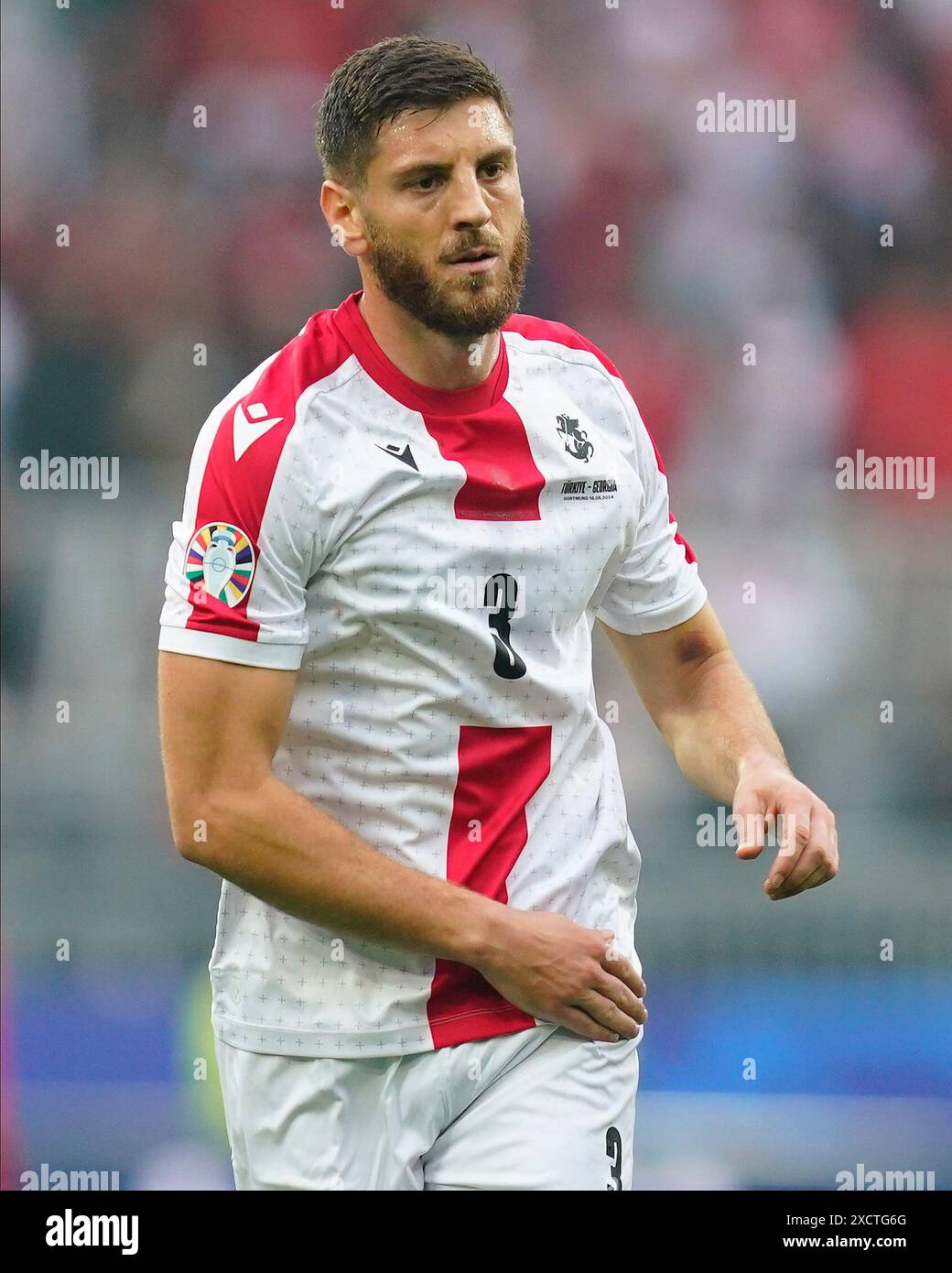 Dortmund, Germany. 18th June, 2024. Lasha Dvali of Georgia during the ...