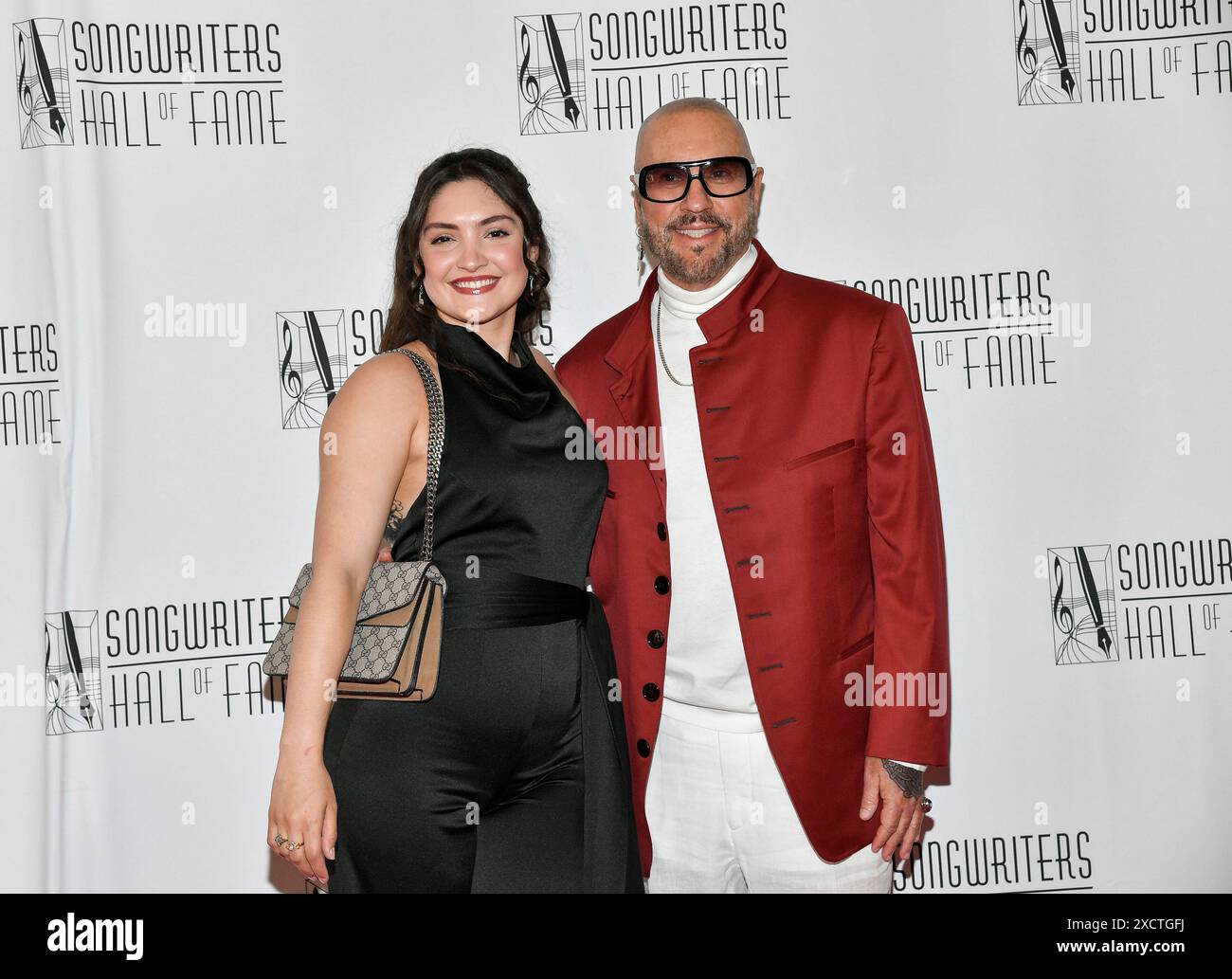 Maria Bilbao, left, and Desmond Child attend the Songwriters Hall of ...