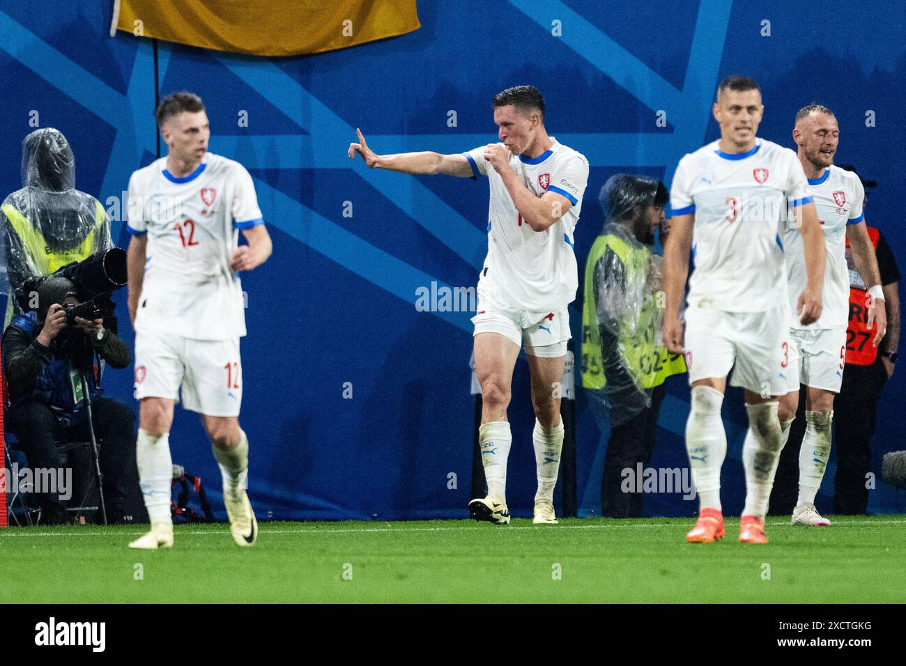 Lukas Provod of, Czech Republic. , . celebrates after 0-1 during the ...