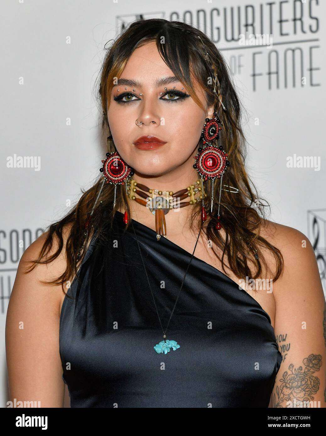 Sierra Spirit Kihega attends the Songwriters Hall of Fame Induction and ...