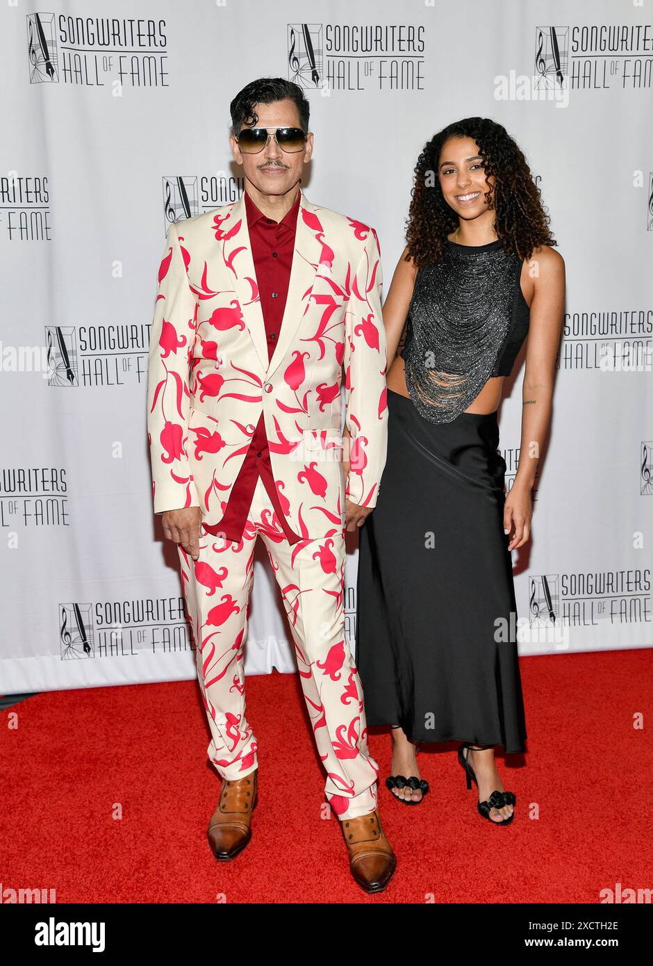 El DeBarge, left, and daughter Adris Debarge attend the Songwriters ...