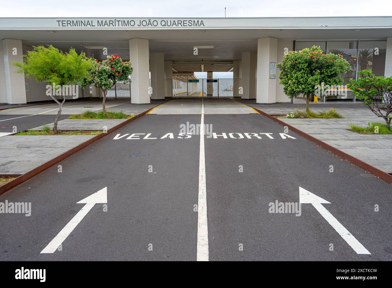 Access door for motor vehicles by ferry from Pico Island to Faial and ...