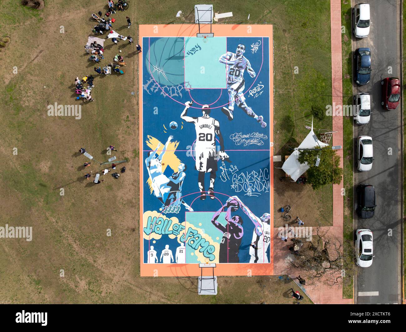 Buenos Aires, Argentina, September 10, 2023: Aerial image of the ...