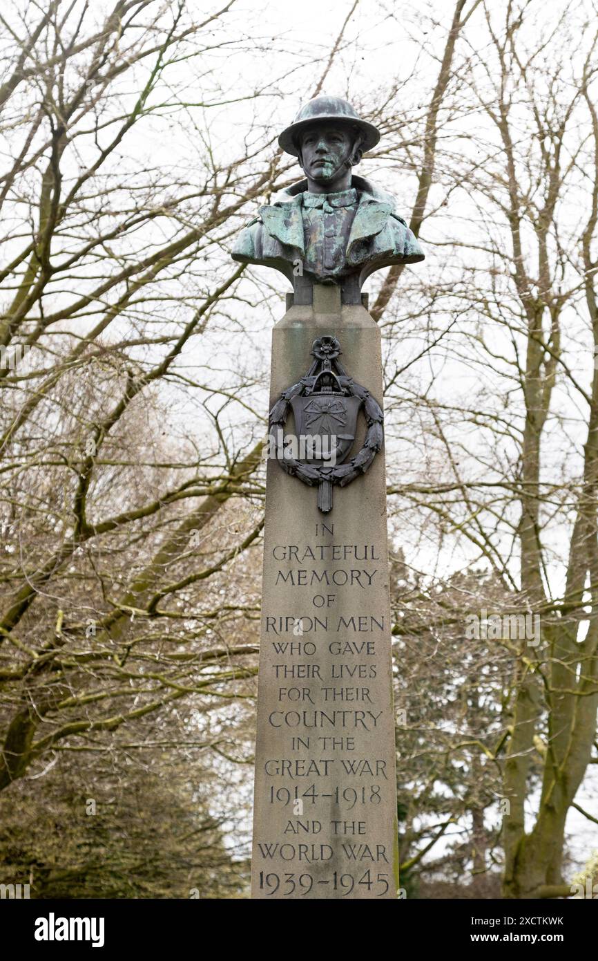 Ripon spa gardens remembrance hi-res stock photography and images - Alamy