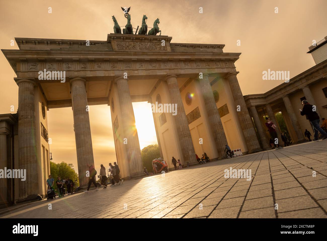 Berlin, Germany – MAY 4 2023: Tourists and people visiting The ...