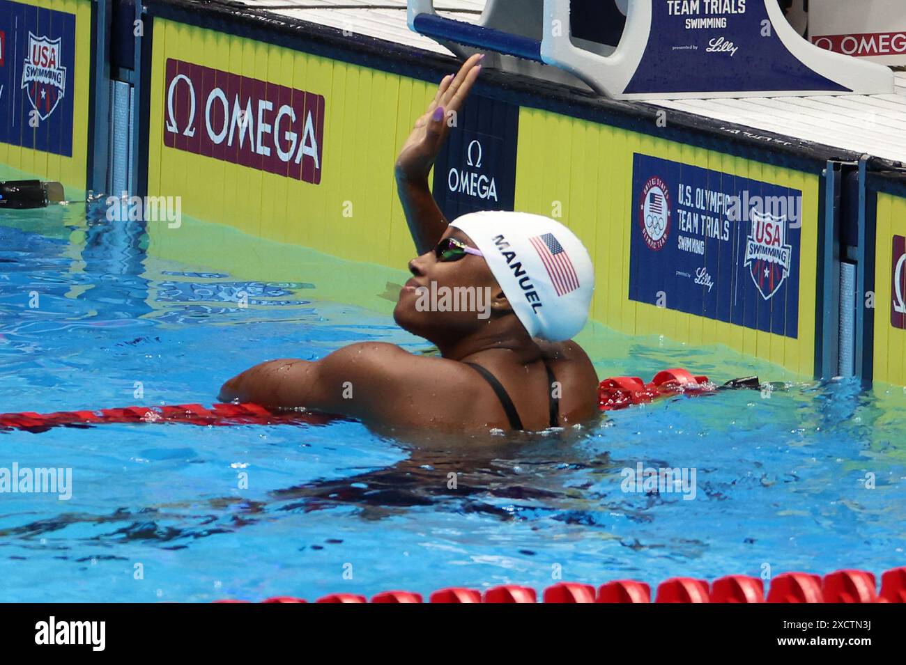 June 18, 2024, Indianapolis, Indiana, USA: Simone Manuel after ...