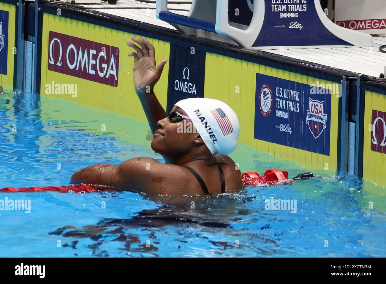 June 18, 2024, Indianapolis, Indiana, USA: Simone Manuel after ...