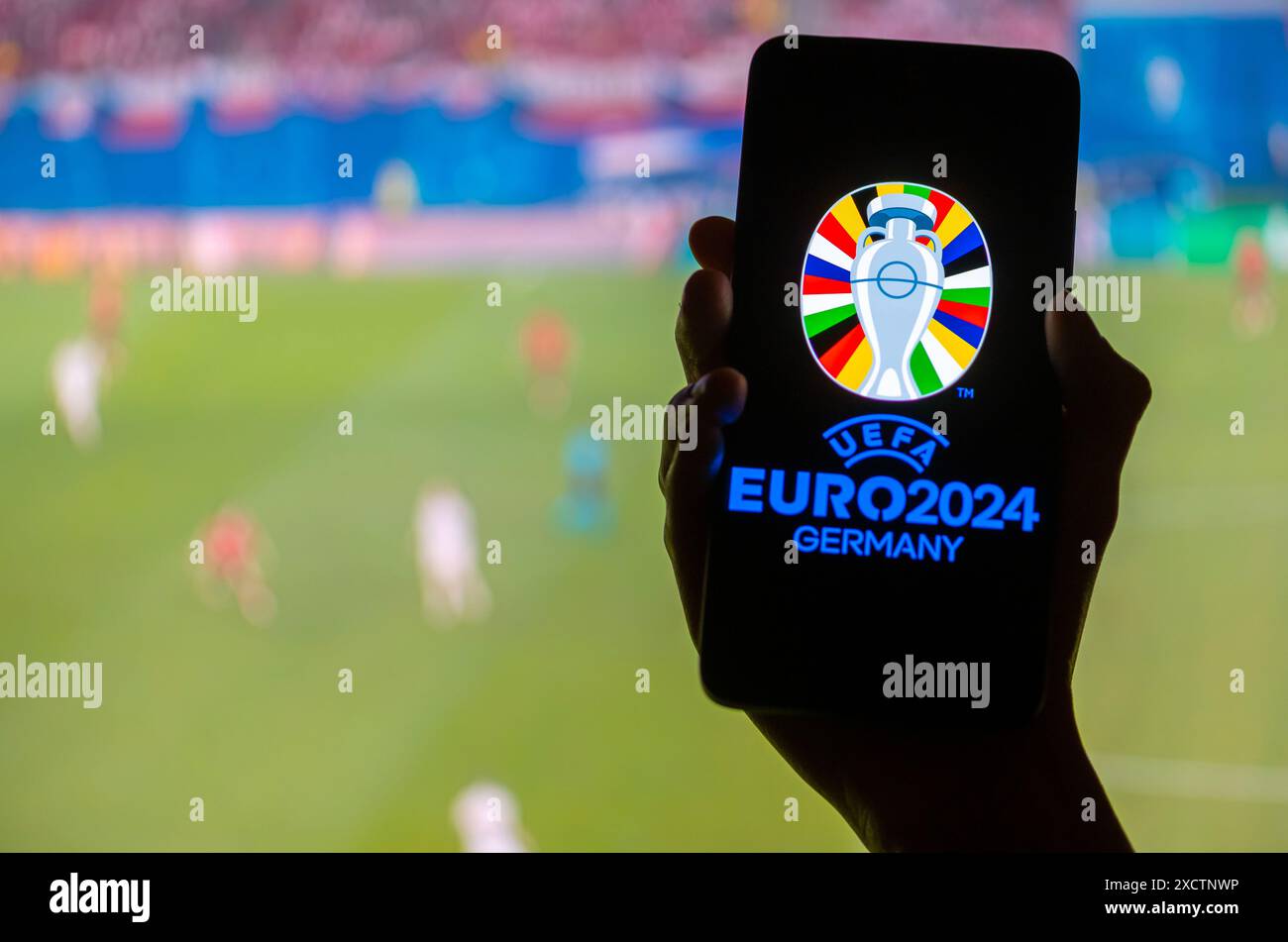 Germany Berlin 15.06.24 The 2024 UEFA European Football Championship ...