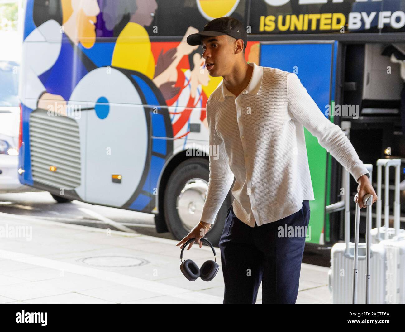 Jamal Musiala, (DFB), Fussball EM-2024, Ankunft der deutschen ...