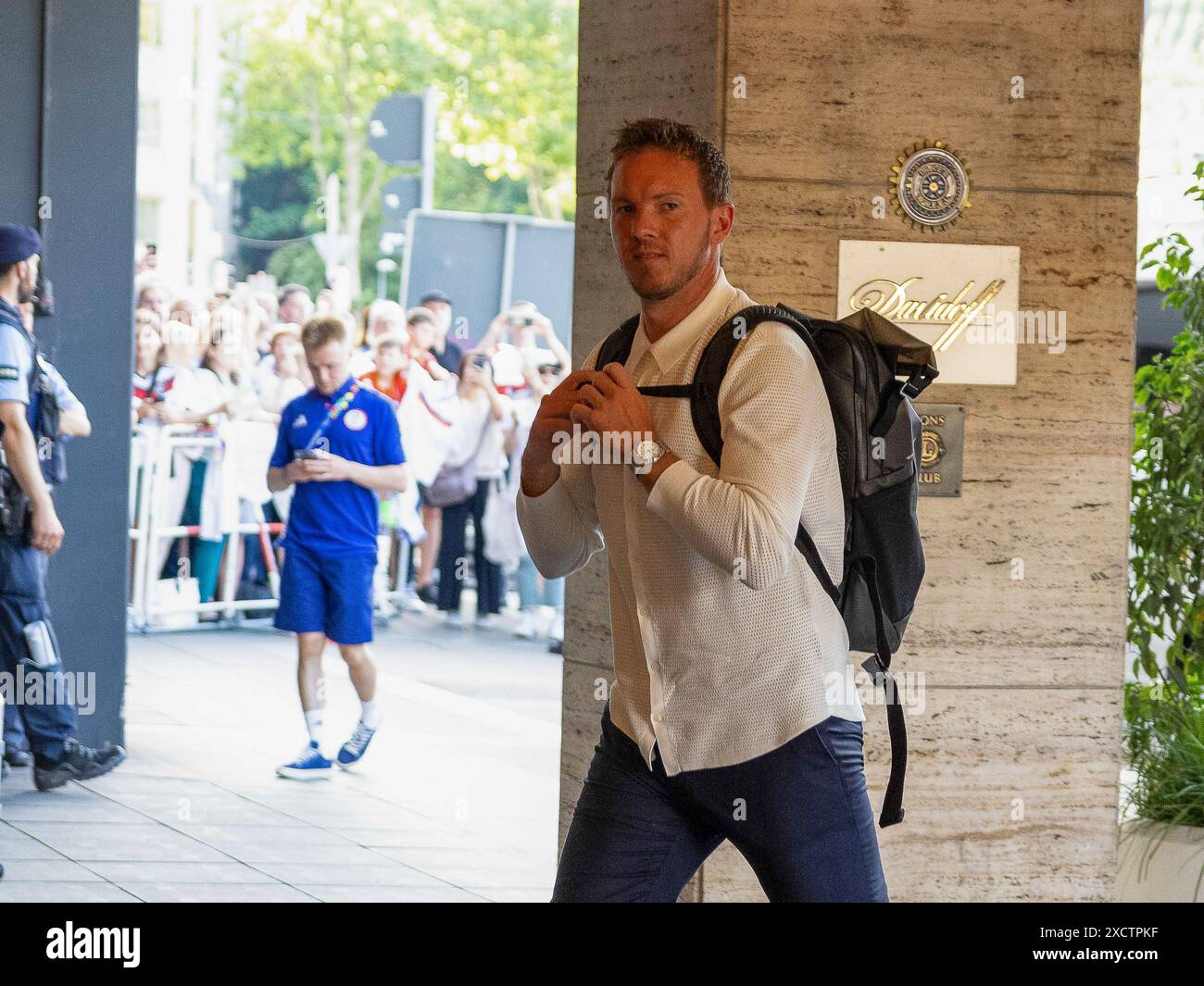 Bundestrainer Julian Nagelsmann, (DFB), Fussball EM-2024, Ankunft der ...