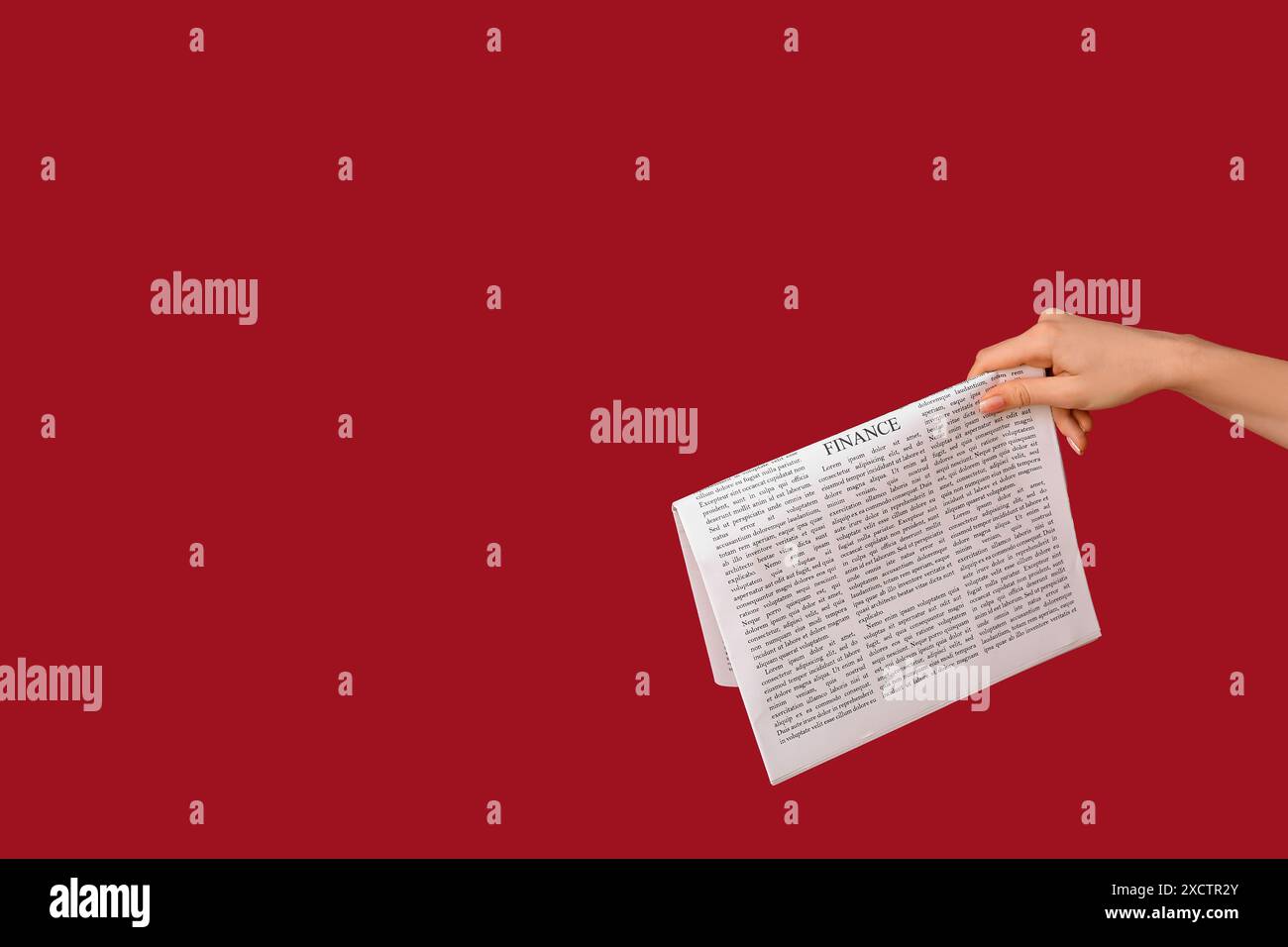 Hand copy newspaper hi-res stock photography and images - Alamy