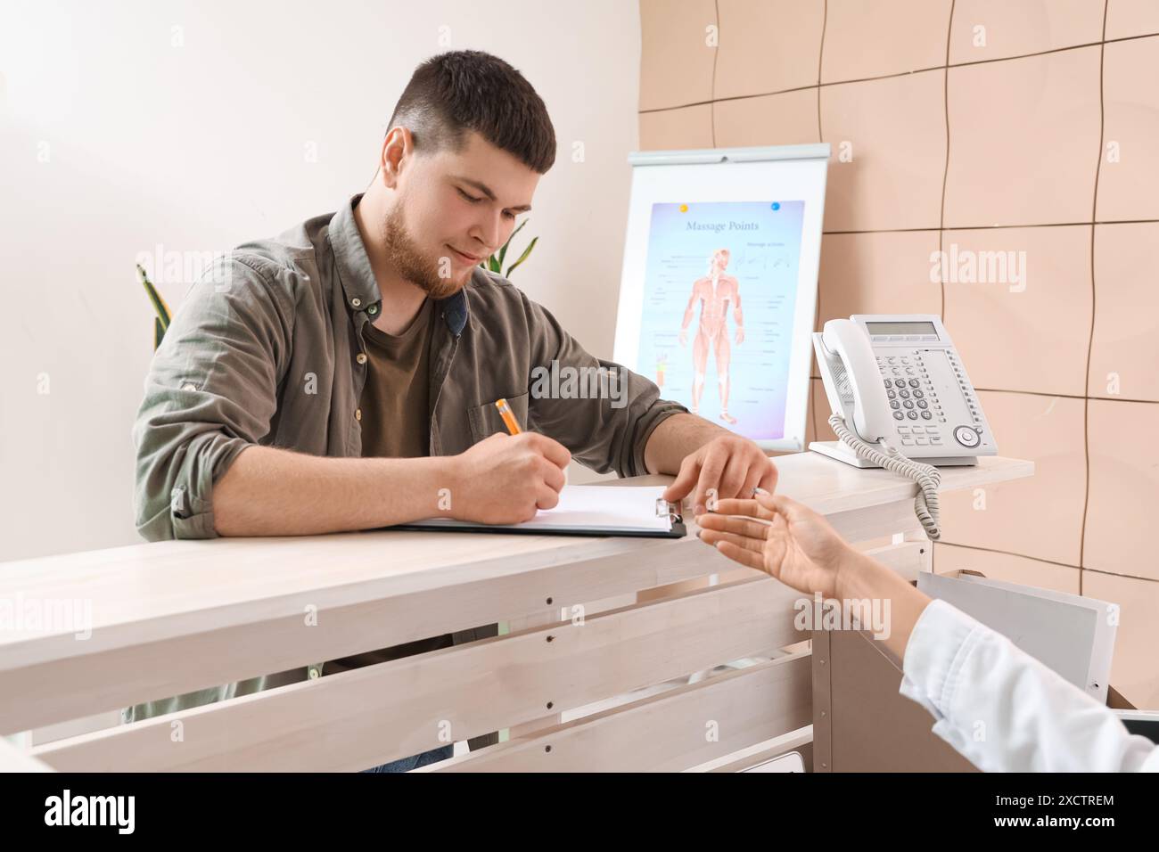 Help filling out form hi-res stock photography and images - Alamy