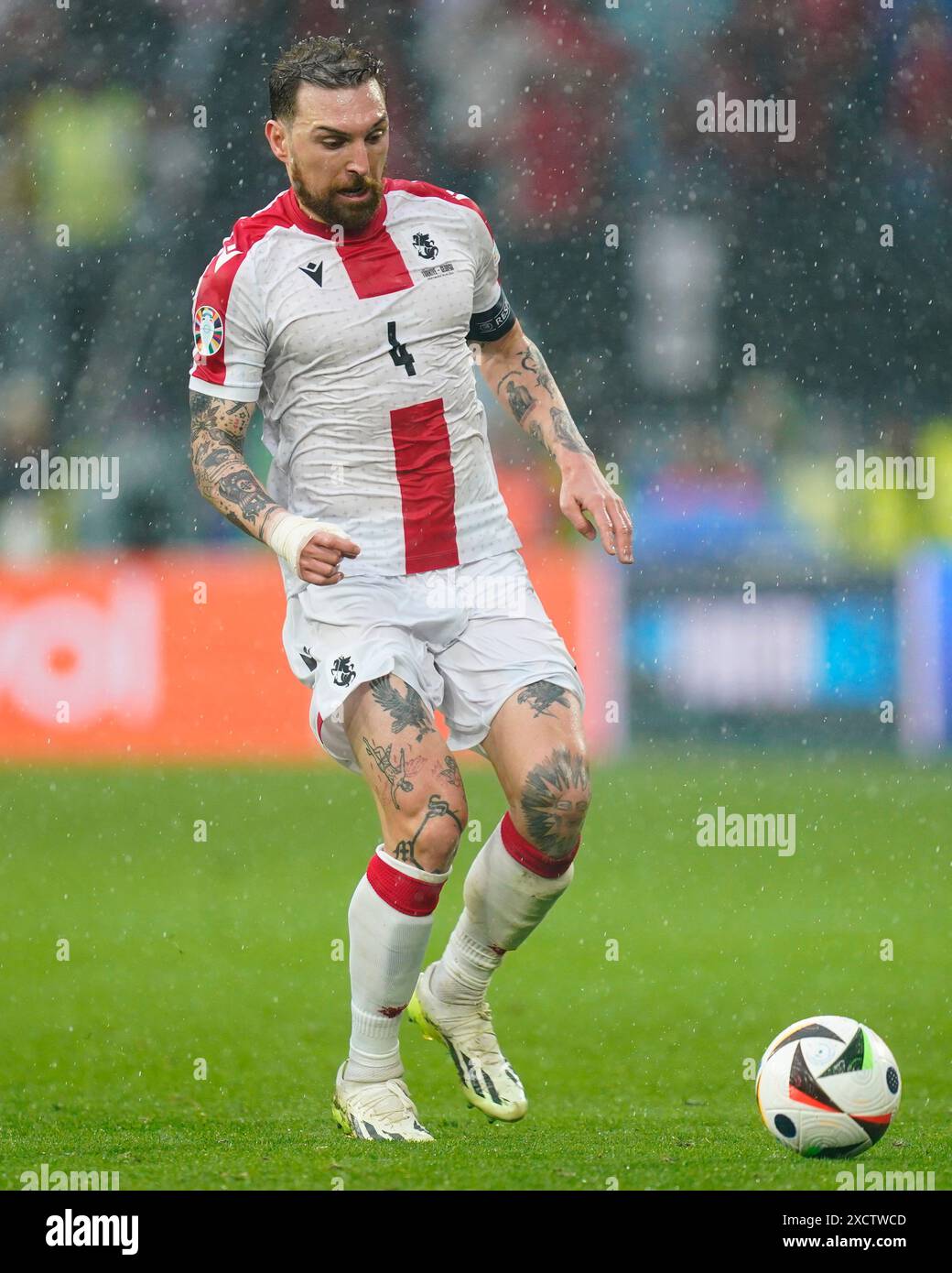 Dortmund, Germany. 18th June, 2024. Guram Kashia of Georgia during the ...