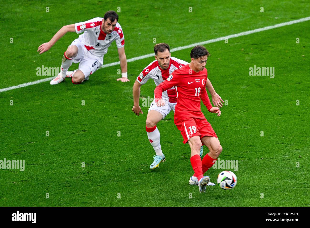 Kenan Yildiz (19) of Turkey during a soccer game between the national ...