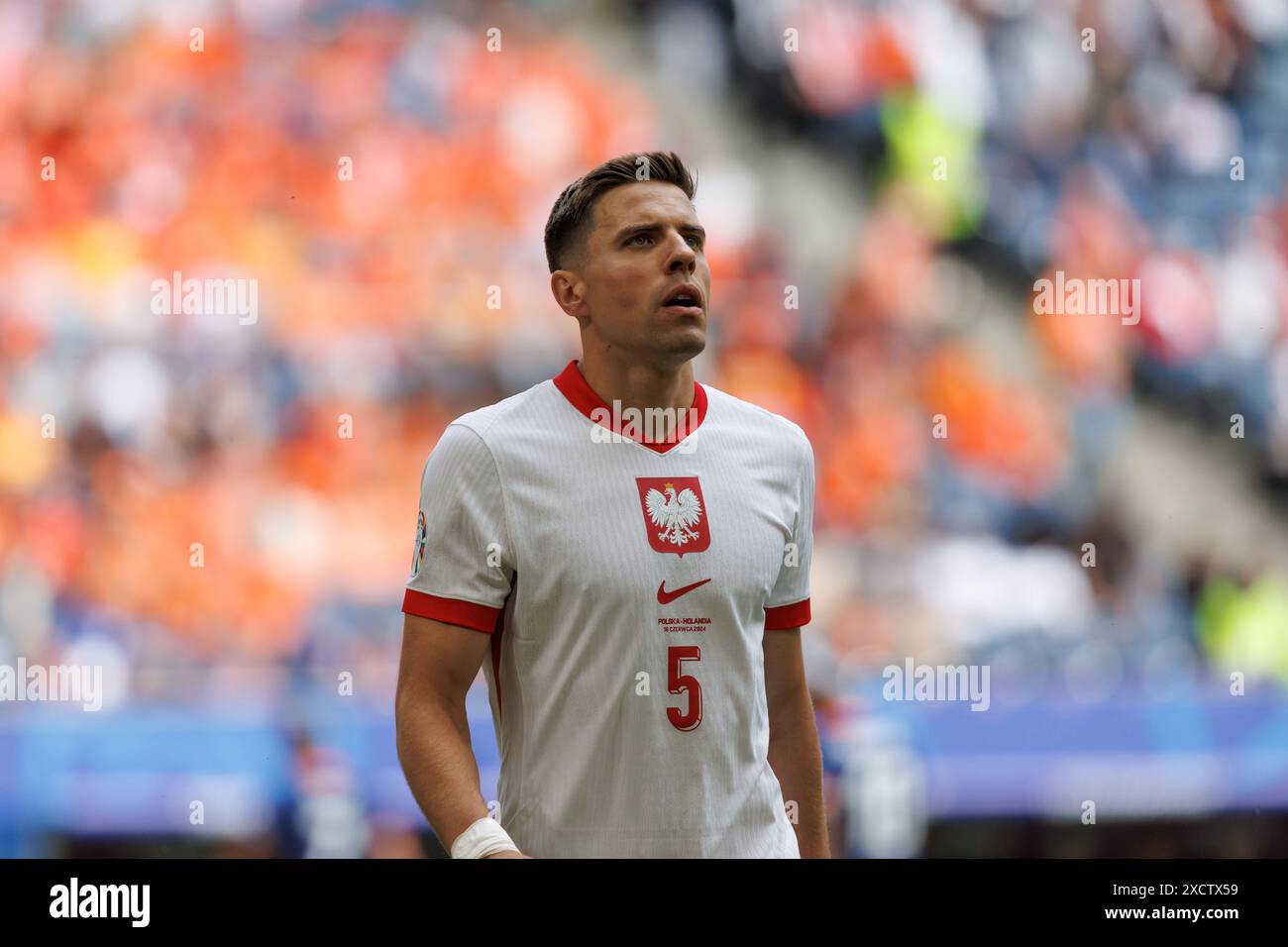Jan Bednarek (Poland) seen during UEFA Euro 2024 game between national ...