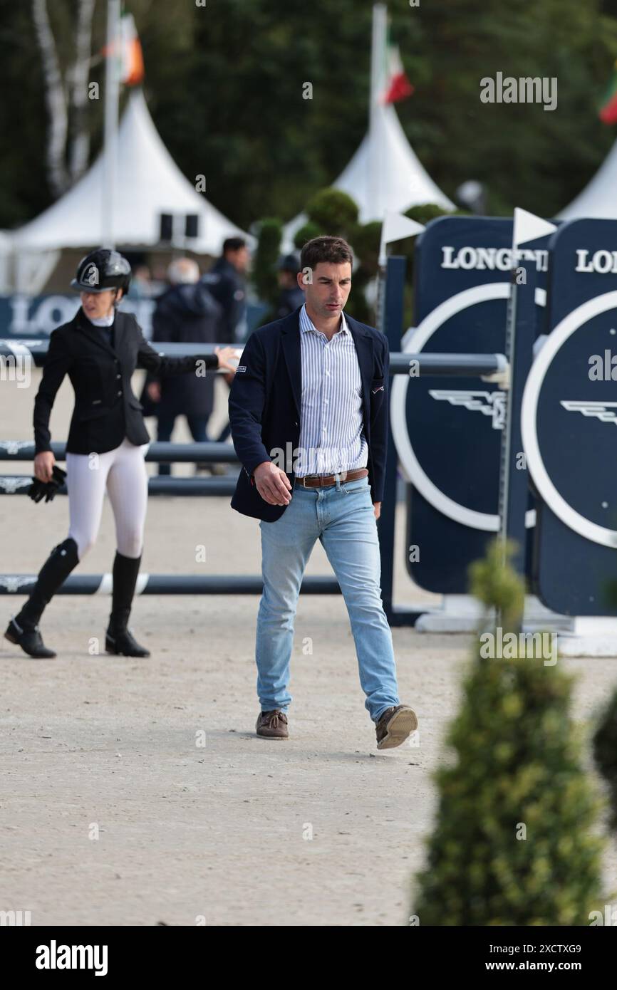 Nicolas Astier of France during the CCI5* showjumping course walk at ...