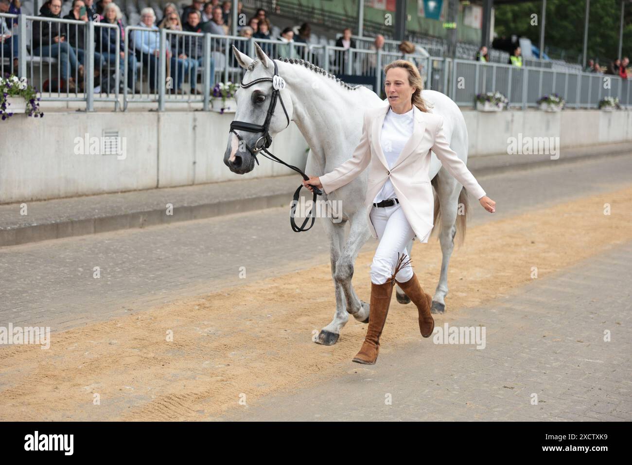 Lara de Liedekerke-Meier of Belgium with Hooney D'Arville during the ...