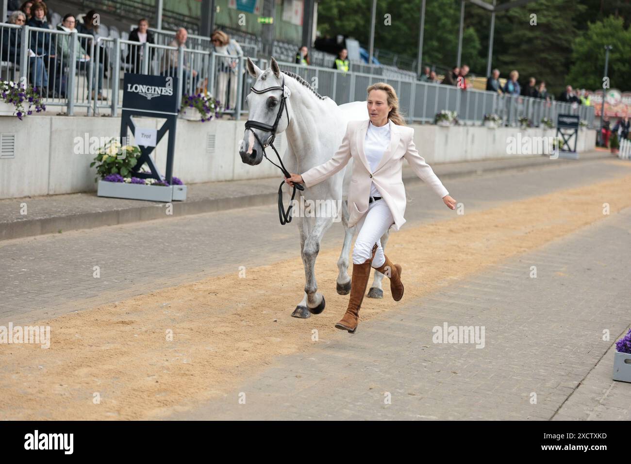 Lara de Liedekerke-Meier of Belgium with Hooney D'Arville during the ...
