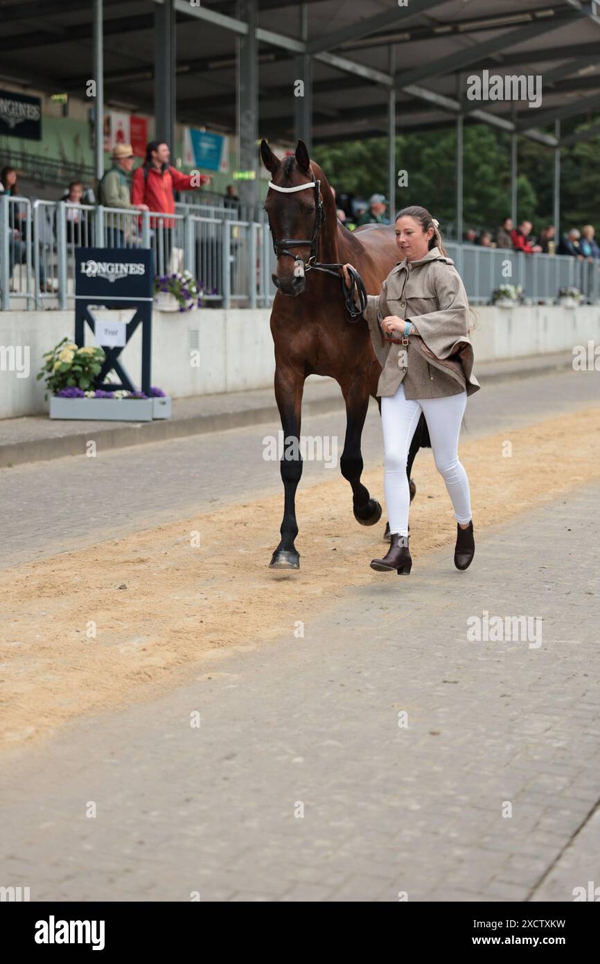 Samantha Lissington of New Zealand with Lord Seekönig during the CCI5 ...