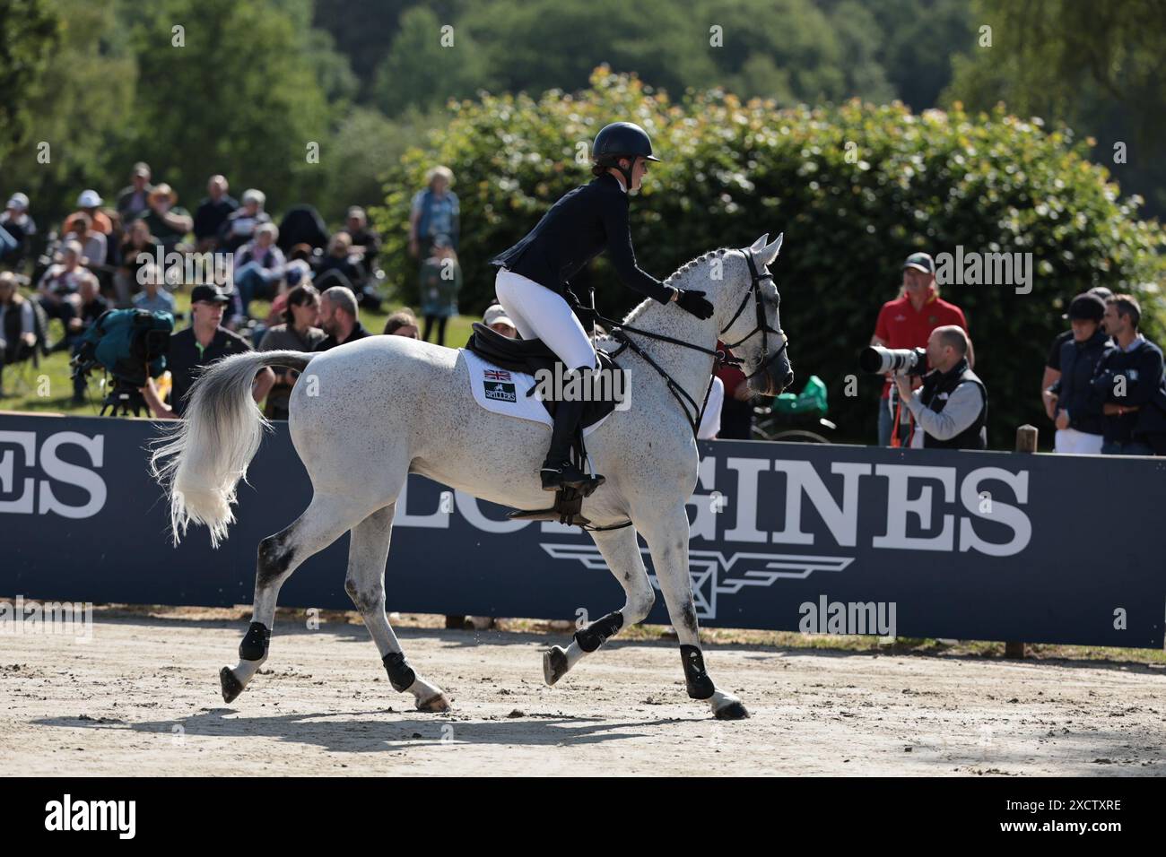 Isabella Innes Ker of Great Britain with Highway during the CCI5 ...