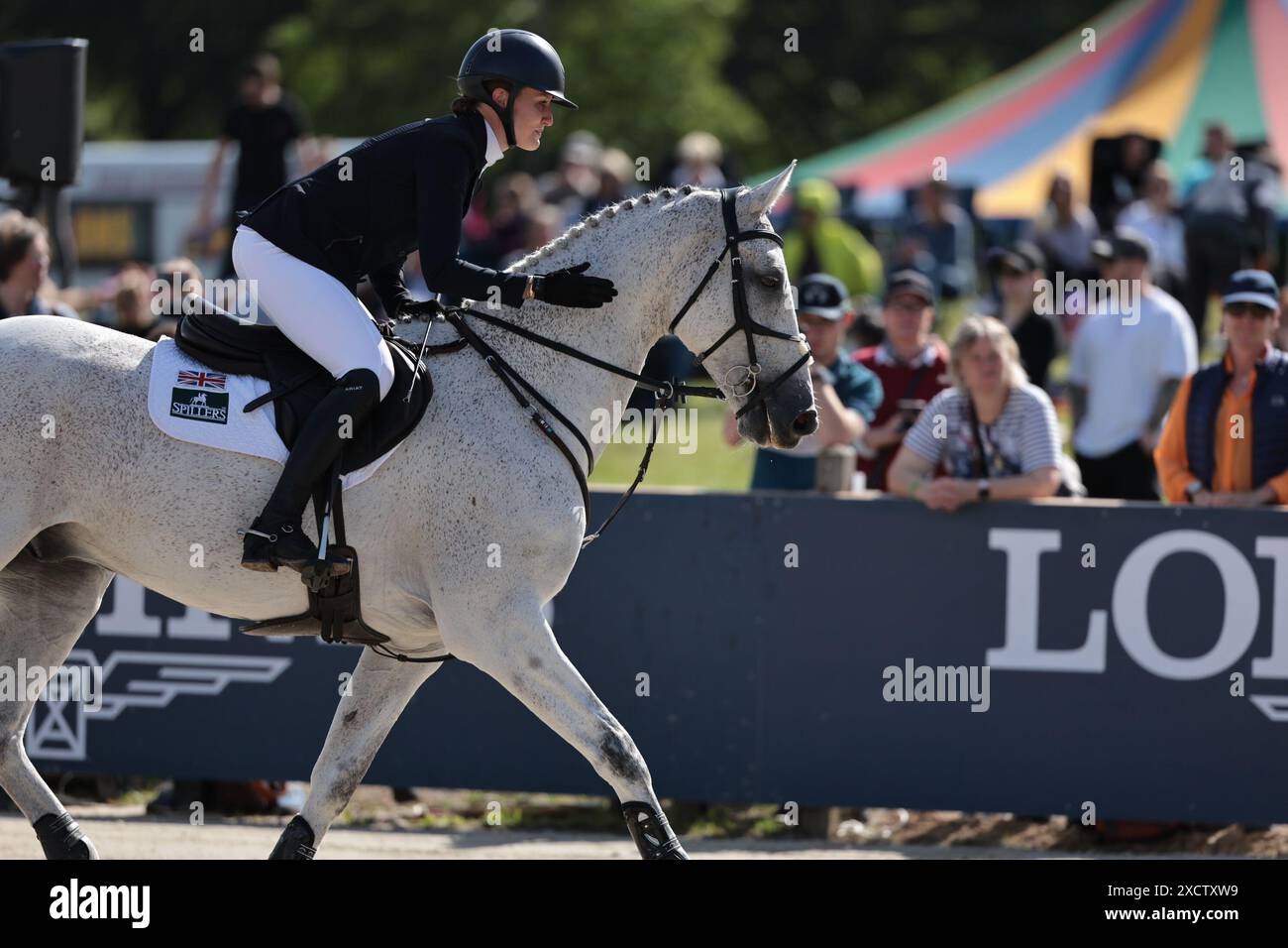 Isabella Innes Ker of Great Britain with Highway during the CCI5 ...