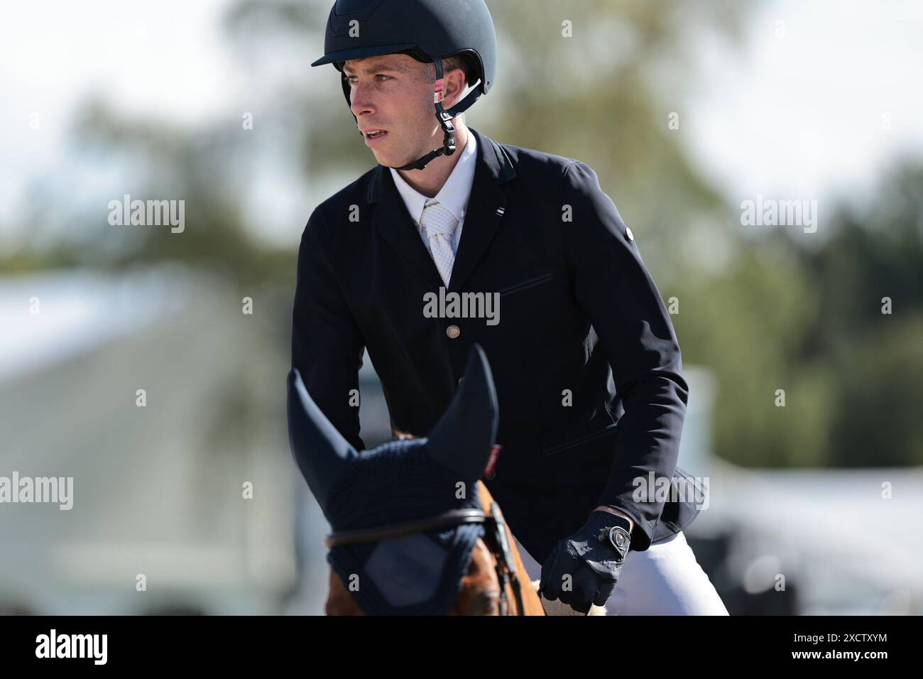 Robbie Kearns of Ireland with Ballyvillane Obos during the CCI5 ...