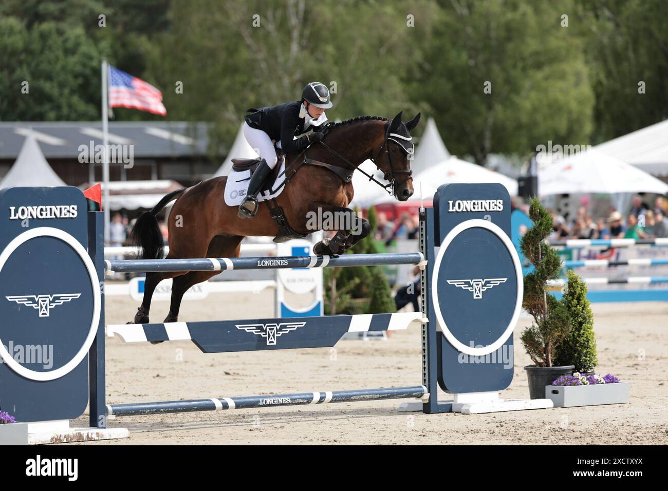 Samantha Lissington of New Zealand with Lord Seekönig during the CCI5 ...