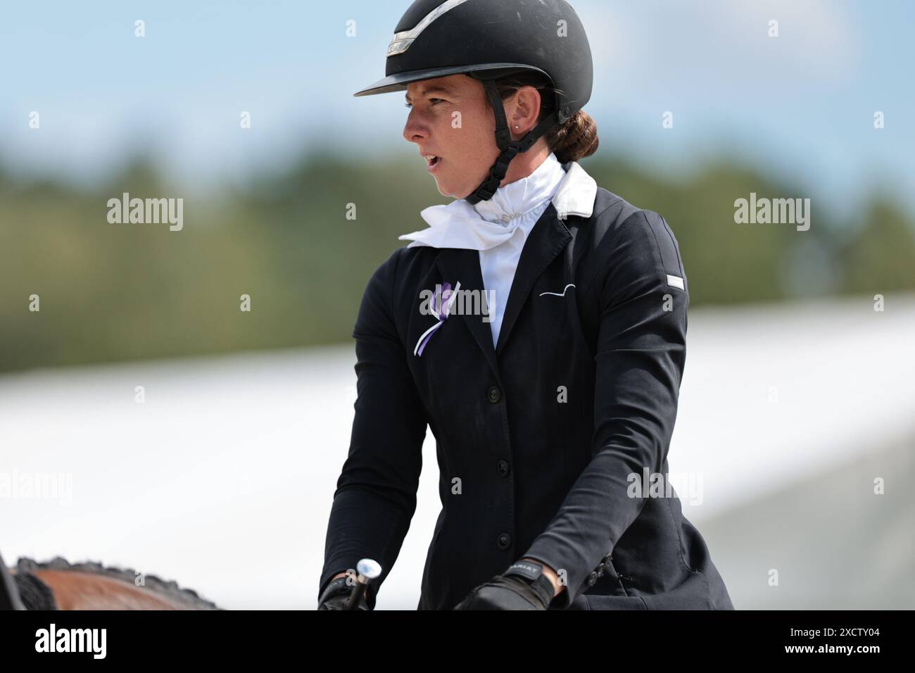 Samantha Lissington of New Zealand with Lord Seekönig during the CCI5 ...