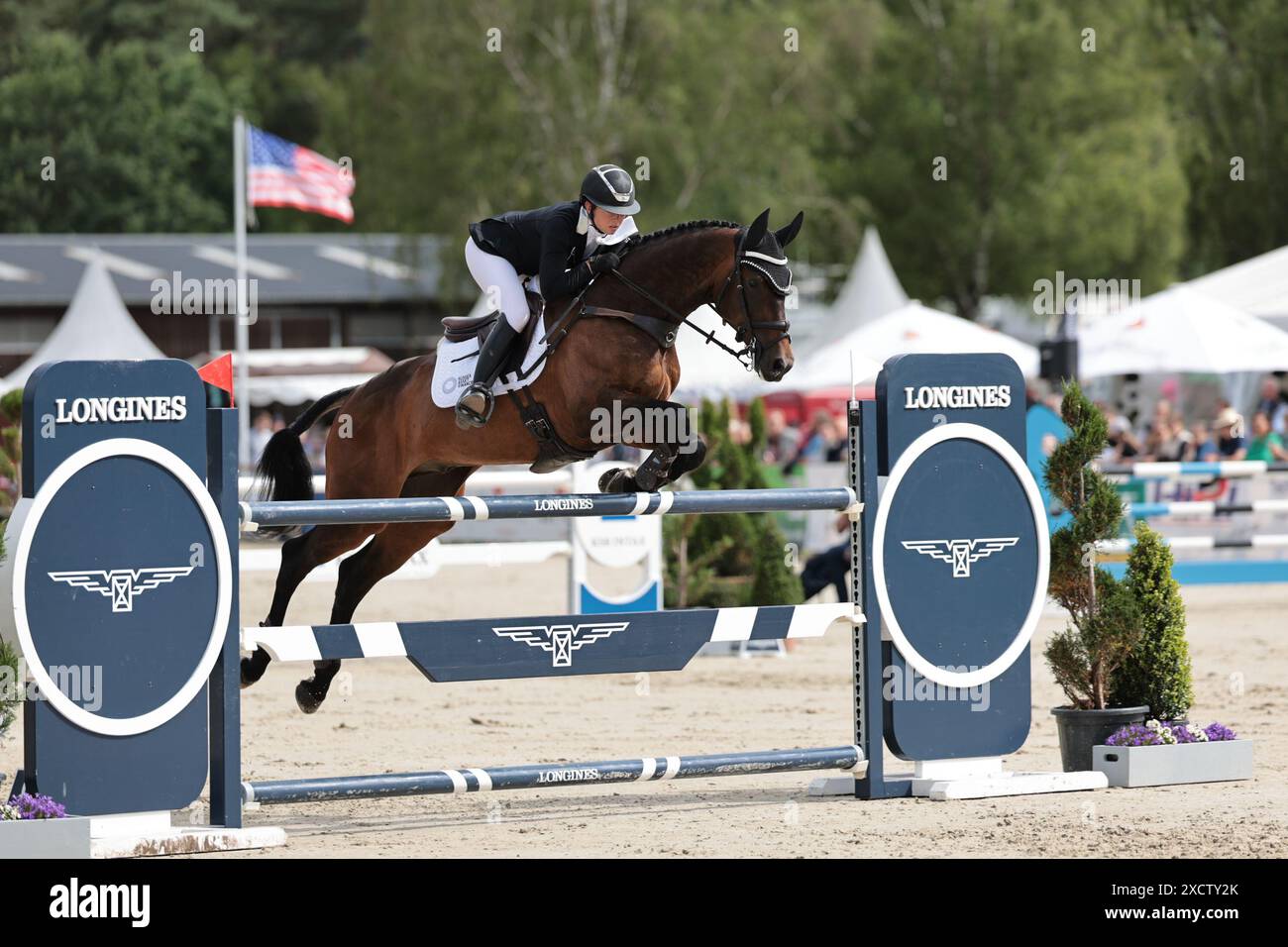 Samantha Lissington of New Zealand with Lord Seekönig during the CCI5 ...