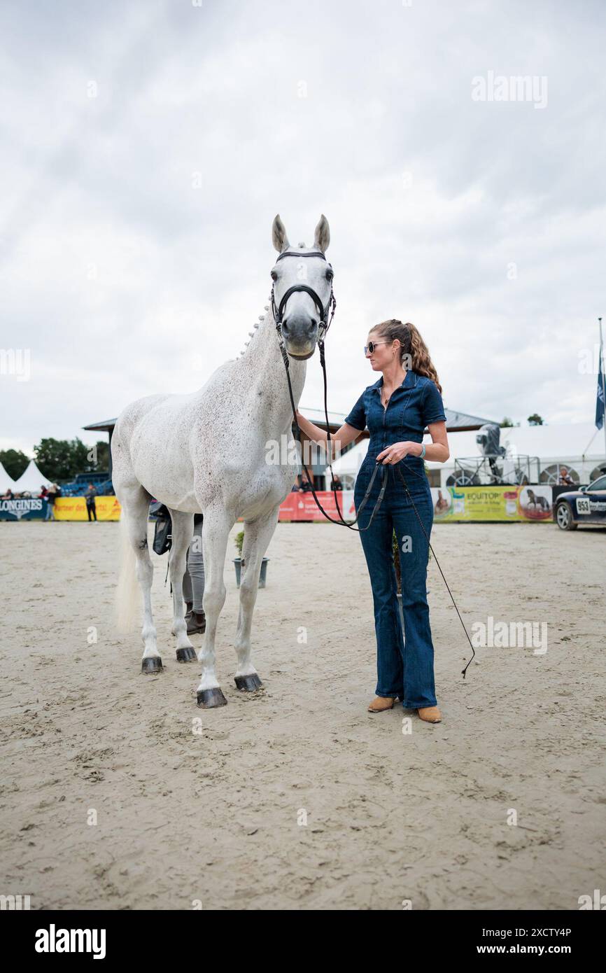 Emily Hamel of USA with Corvett during the CCI5* second horse ...