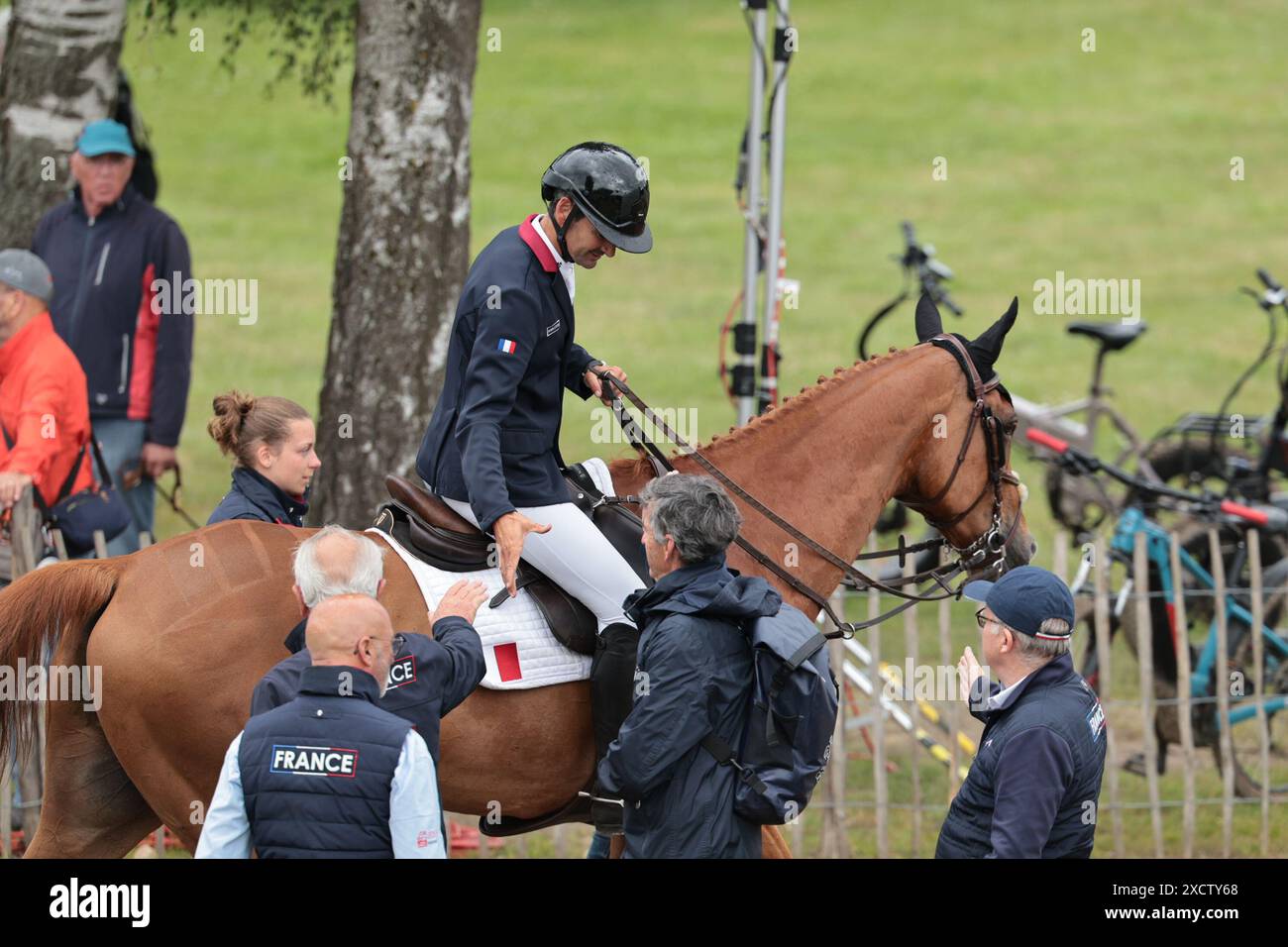 Benjamin Massie of France with Figaro Fonroy during the CCI4*-S Meßmer ...