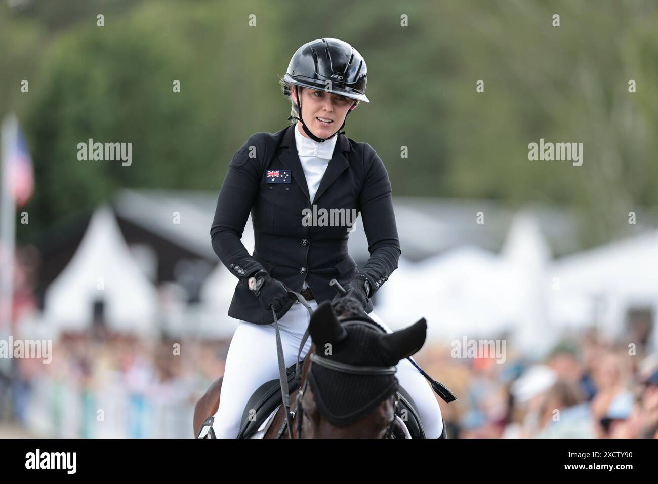 Kenya Wilson of Australia with Sandros Salute Mw during the CCI4*-S ...