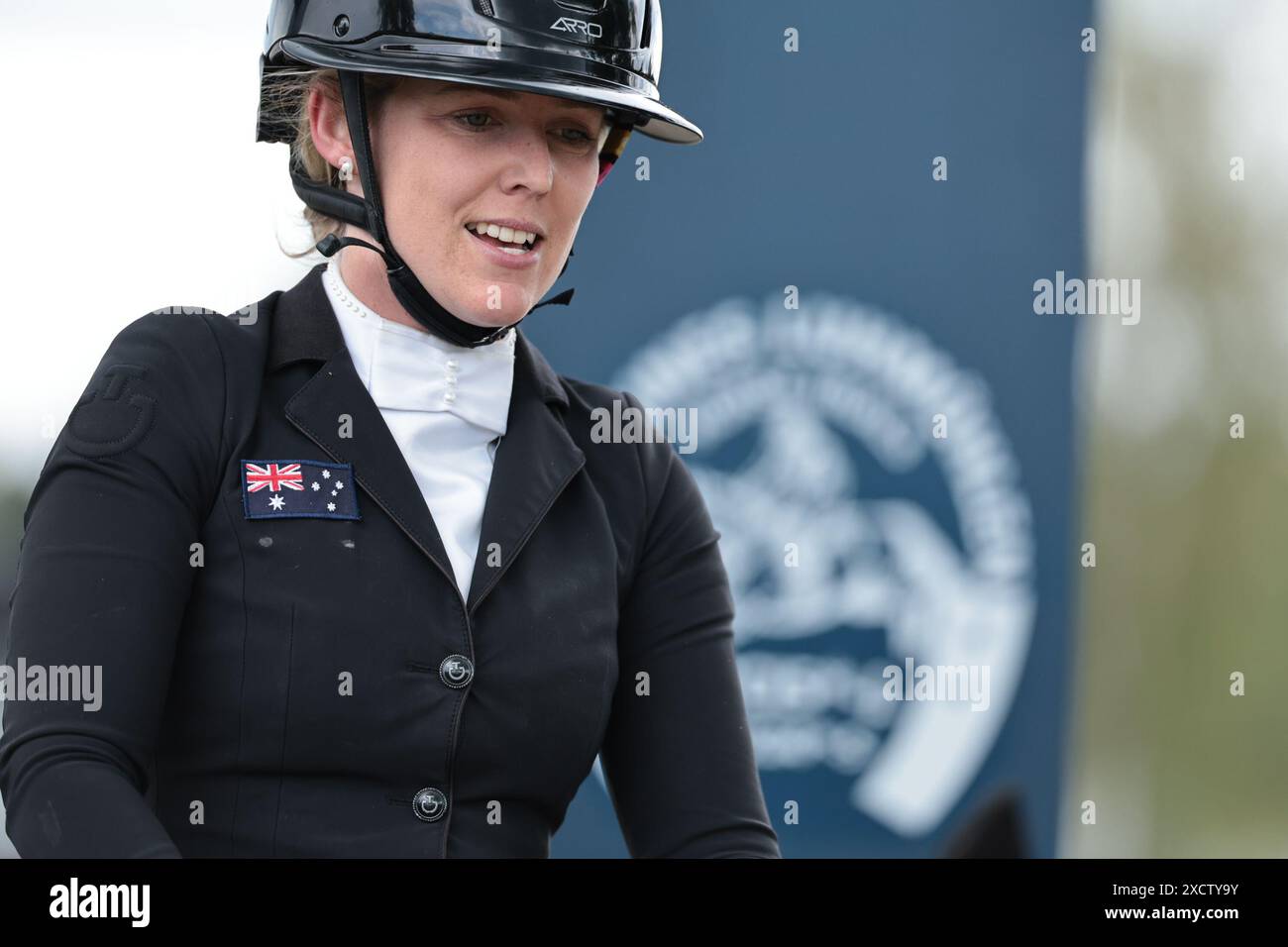 Kenya Wilson of Australia with Sandros Salute Mw during the CCI4*-S ...