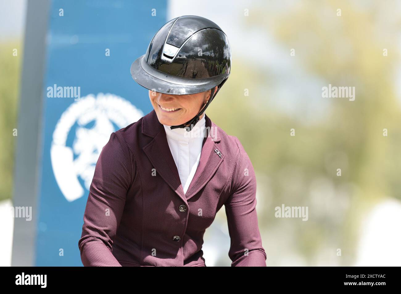 Pia Leuwer of Germany with Jard during the CCI4*-S Meßmer Trophy ...