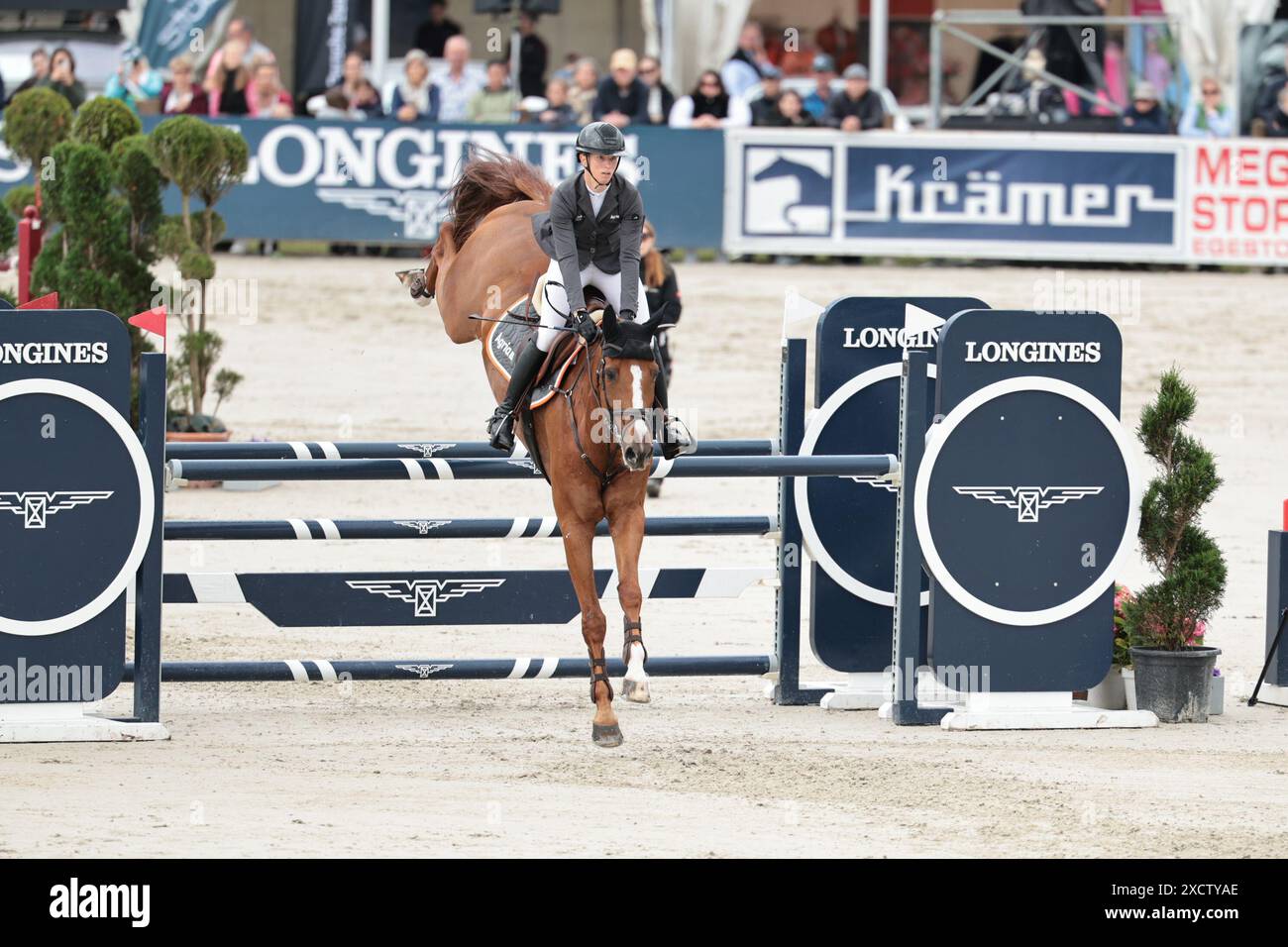 Sandra Auffarth of Germany with Viamant Du Matz during the CCI4*-S ...