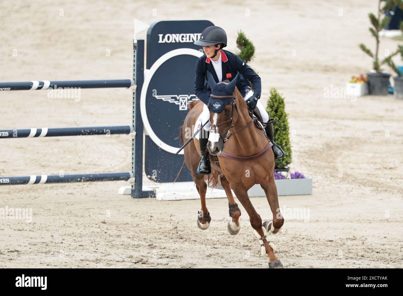 Yasmin Ingham of Great Britain with Banzai Du Loir during the CCI4*-S ...