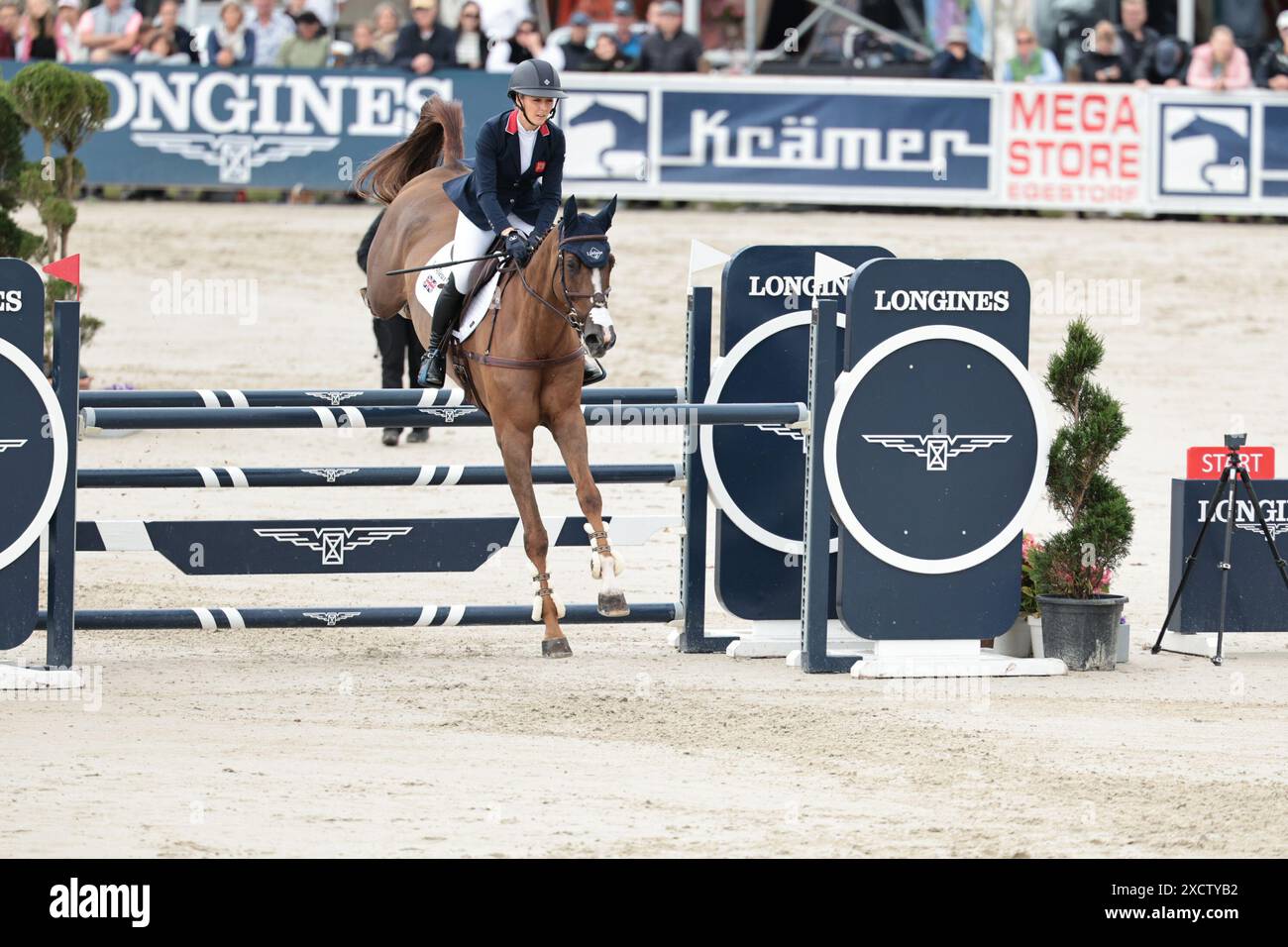 Yasmin Ingham of Great Britain with Banzai Du Loir during the CCI4*-S ...