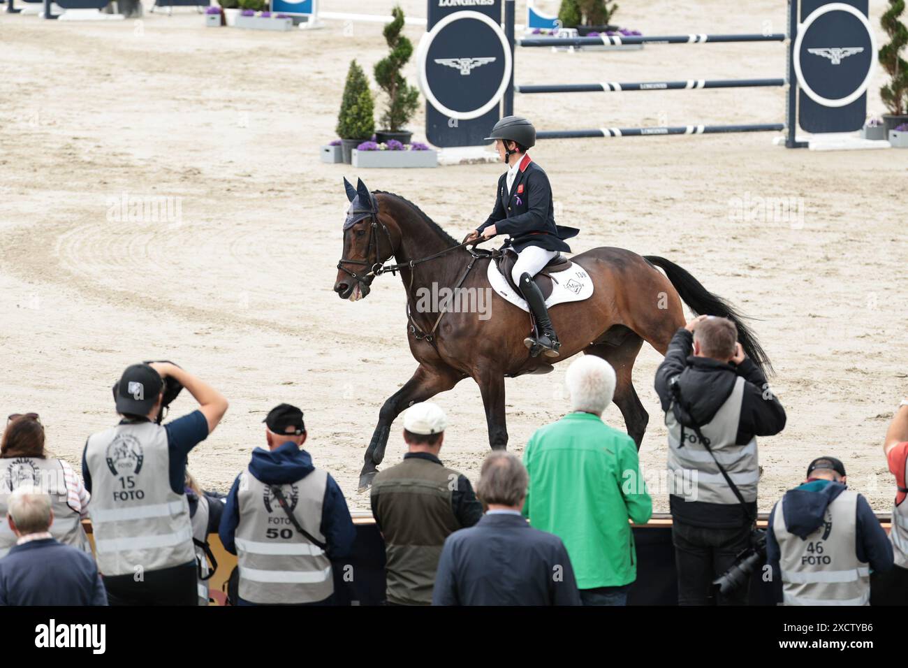 Tom McEwen of Great Britain with Jl Dublin during the CCI4*-S Meßmer ...