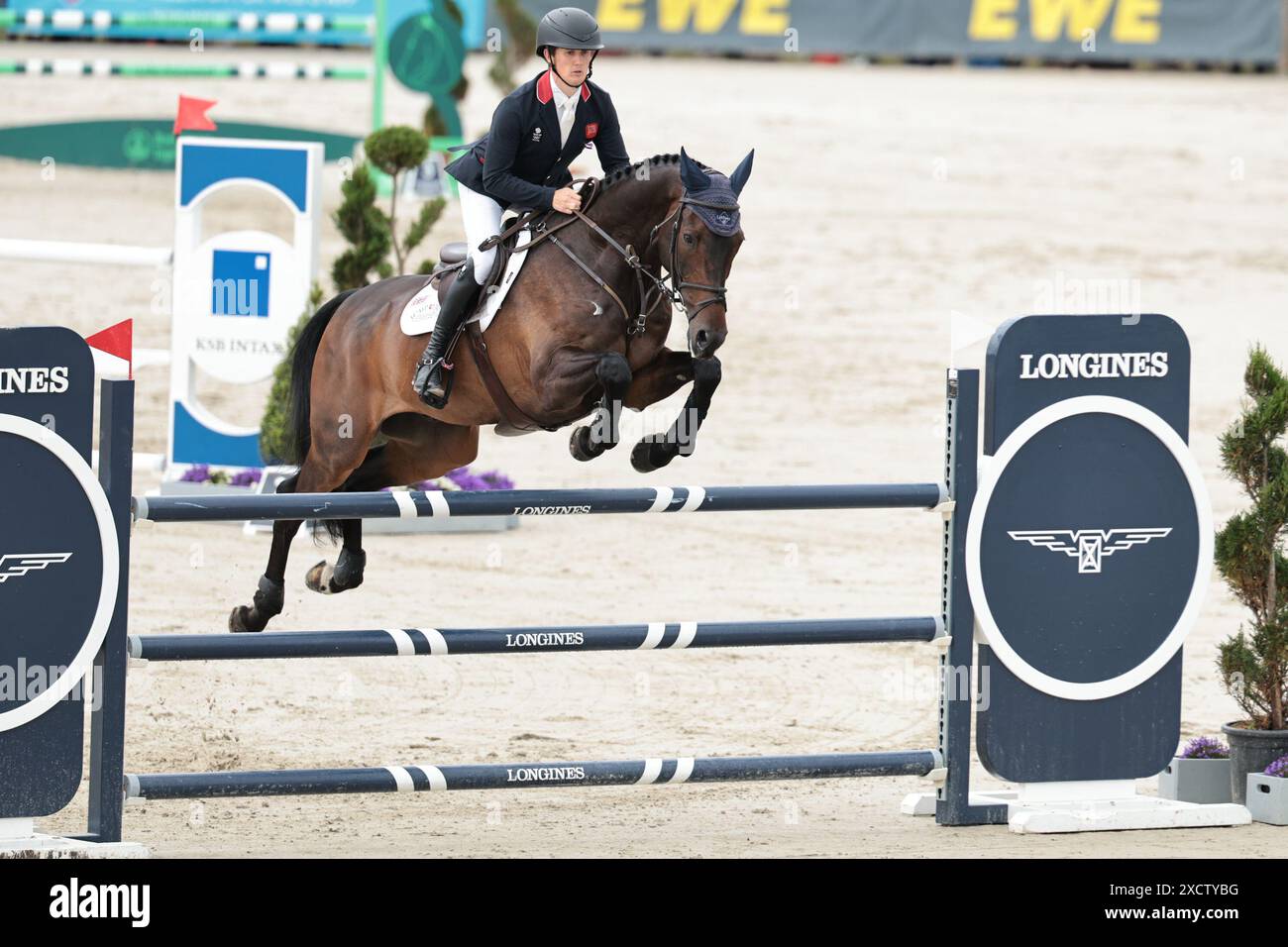 Tom McEwen of Great Britain with Jl Dublin during the CCI4*-S Meßmer Trophy showjumping at the ...