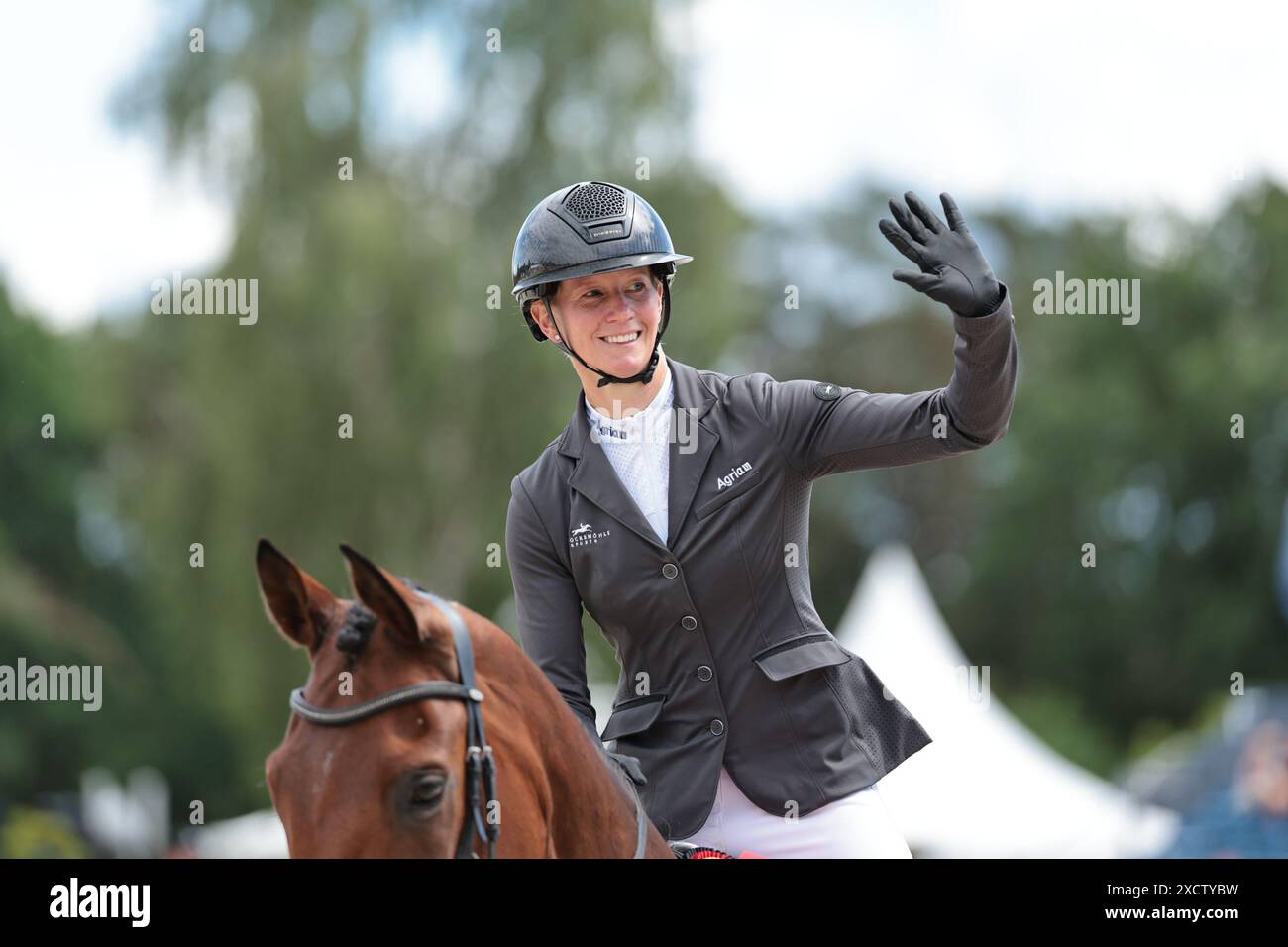 Sandra Auffarth of Germany with Viamant Du Matz during the CCI4* prize ...