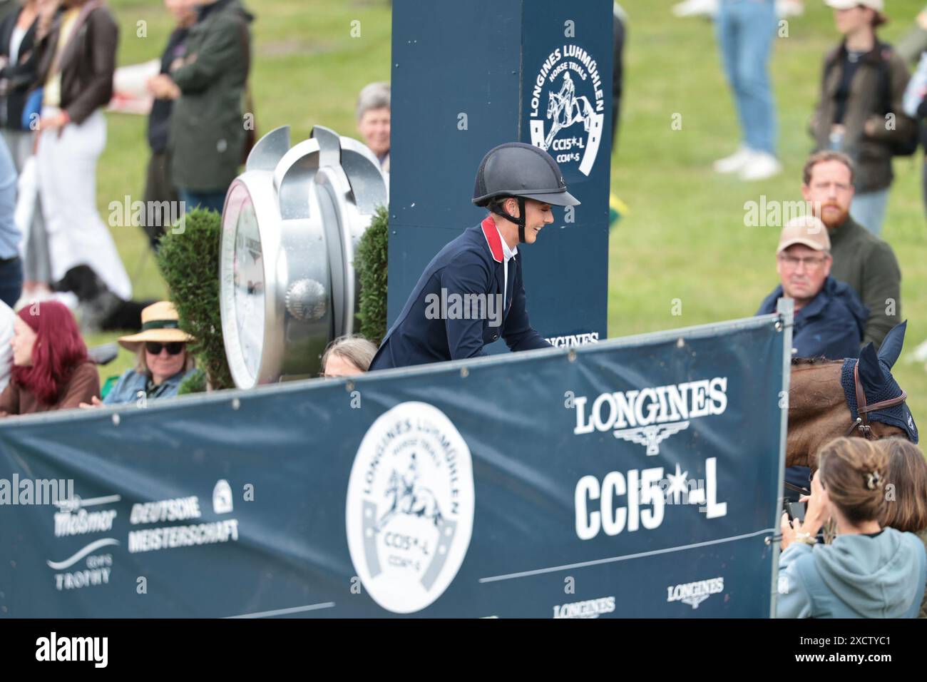 Yasmin Ingham of Great Britain with Banzai Du Loir during the CCI4*-S ...