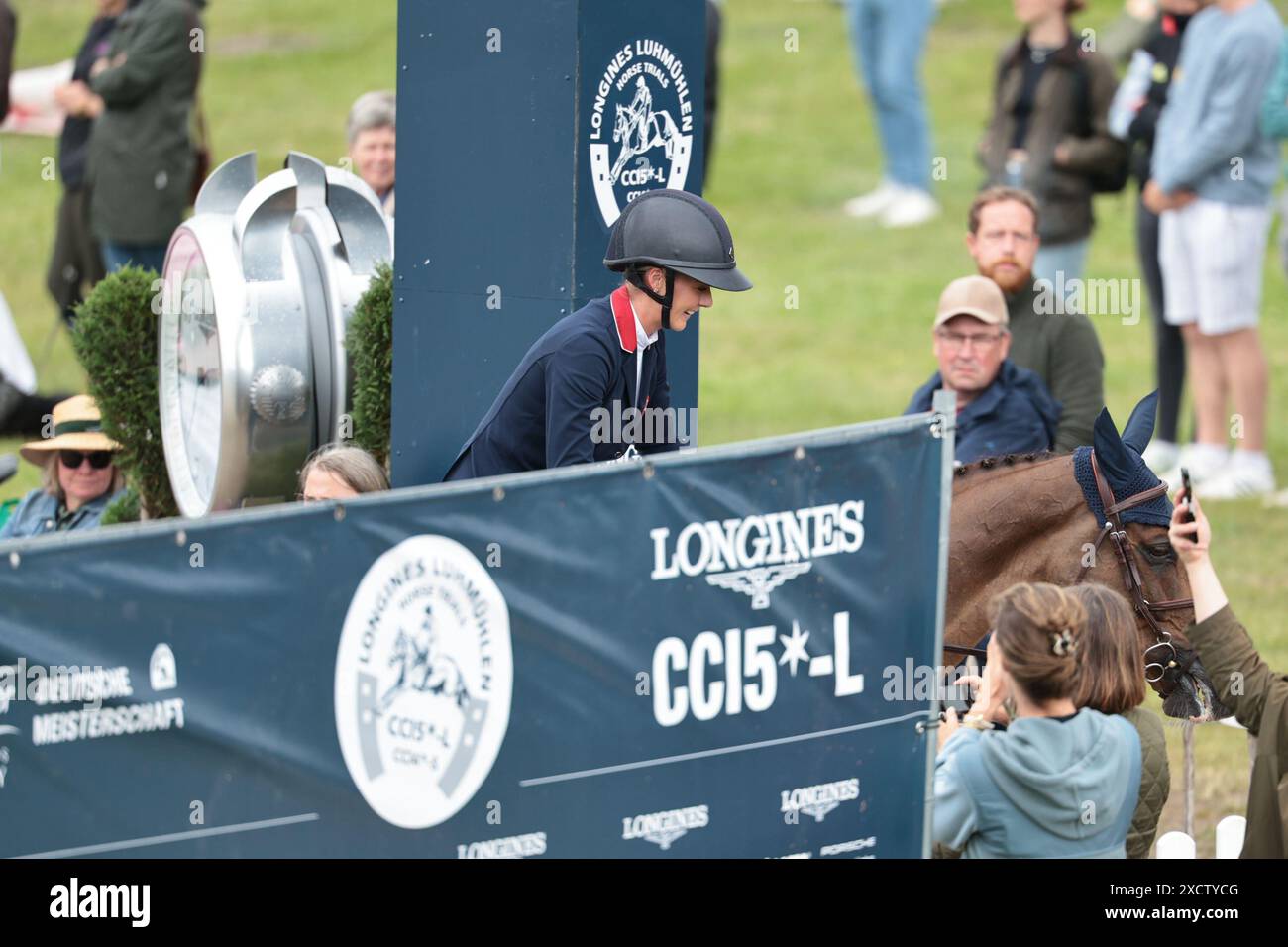 Yasmin Ingham of Great Britain with Banzai Du Loir during the CCI4*-S ...